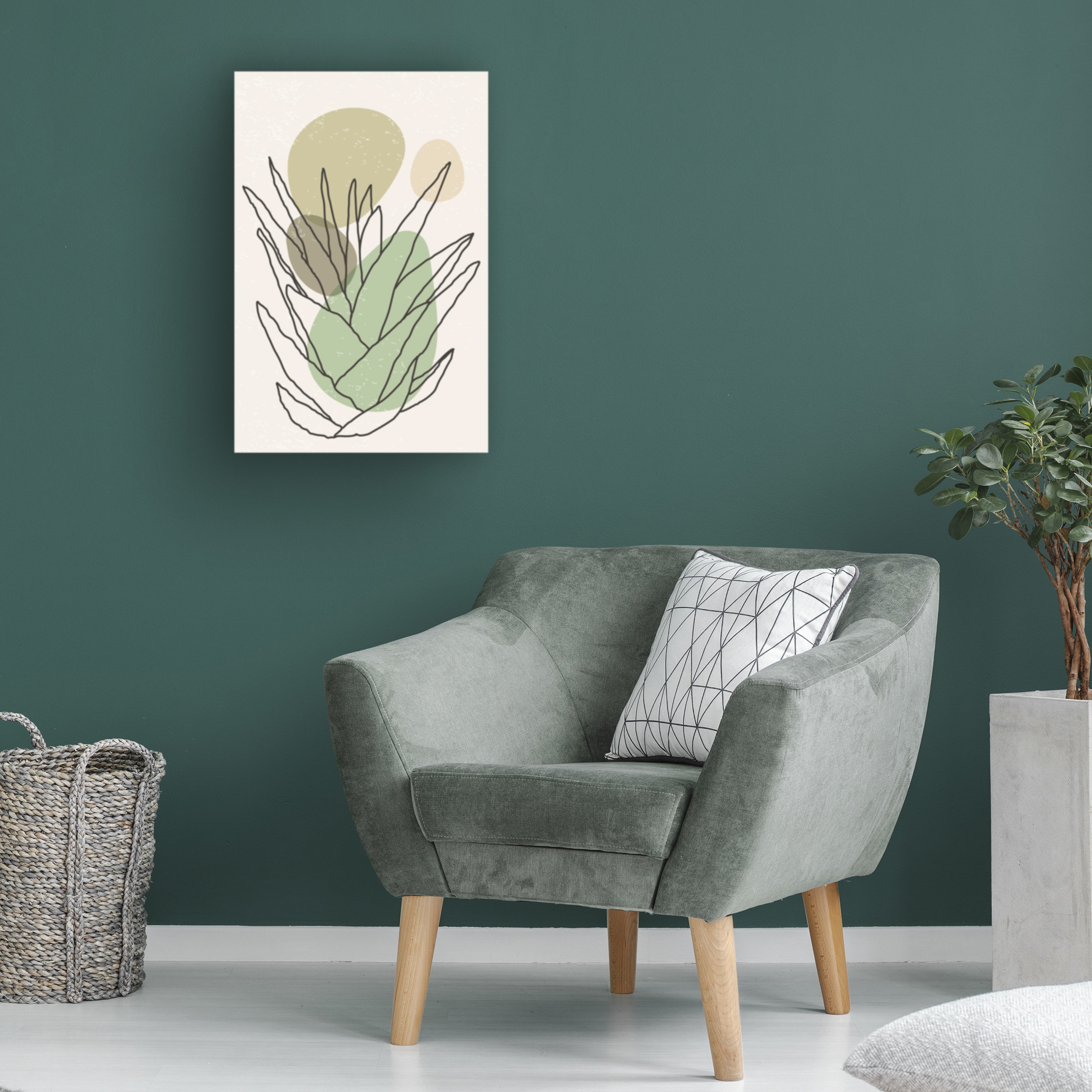 George Oliver Jay Stanley Color Abstract Agave 2 On Canvas Print | Wayfair