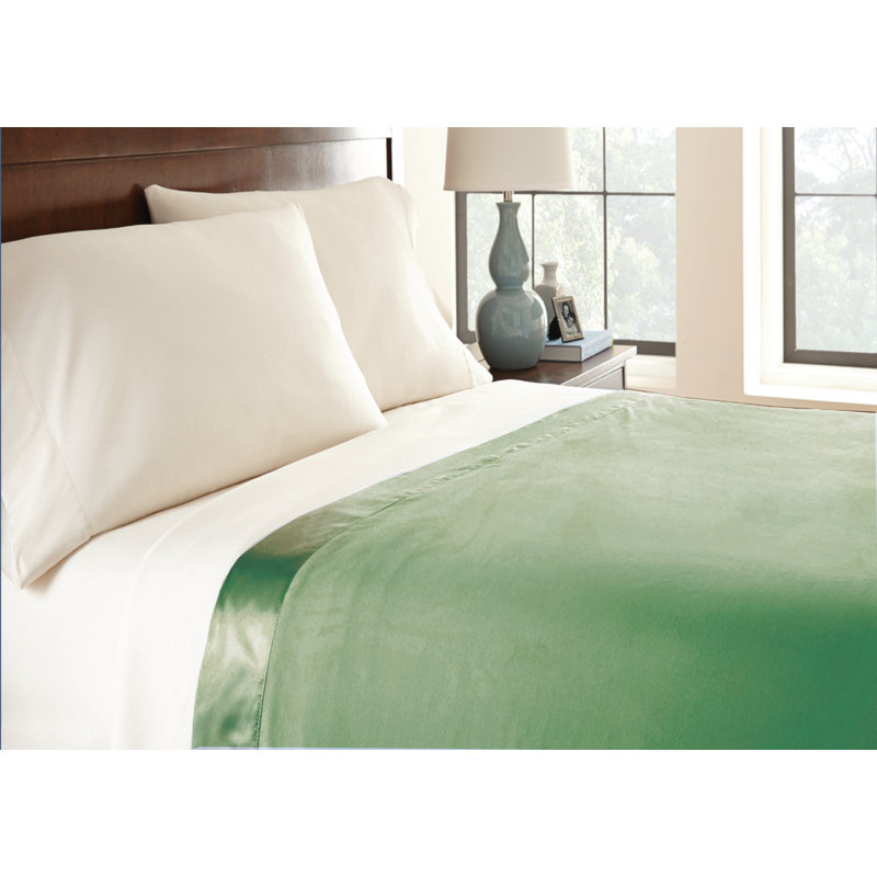 Micro Flannel® All Seasons Lightweight Sheet Blanket & Reviews | Wayfair