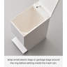 Yamazaki Home Tower Yamazaki Home Plastic 1 Gallon Step-on Waste Basket ...