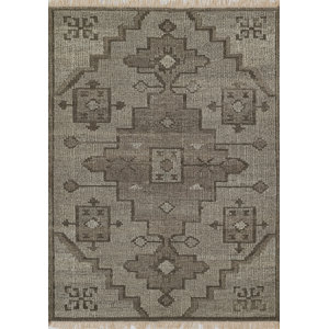 The Twillery Co.® Elick Geometric Handwoven Wool/Cotton Black/Gray Area ...