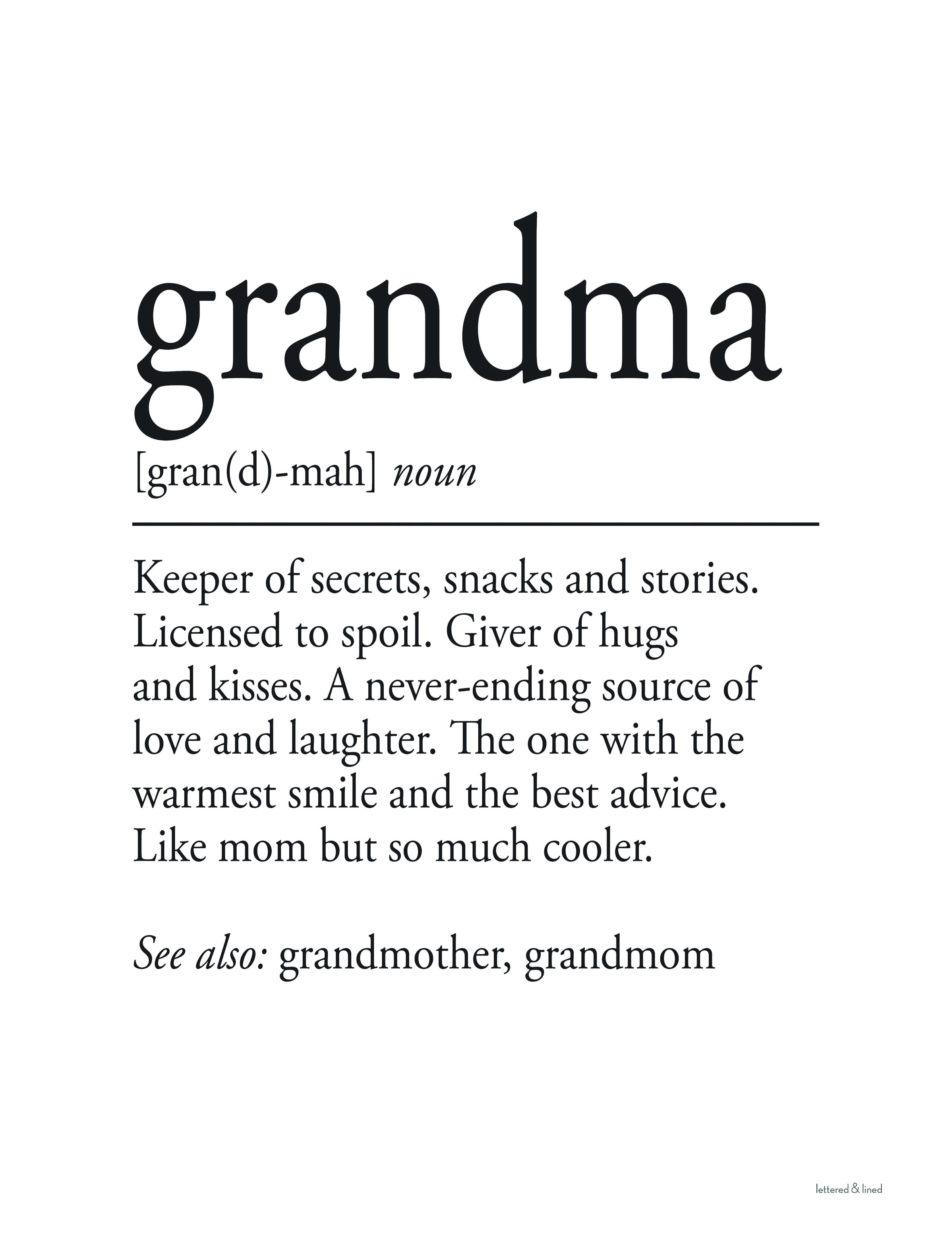 Trinx Grandma Definition - Wayfair Canada