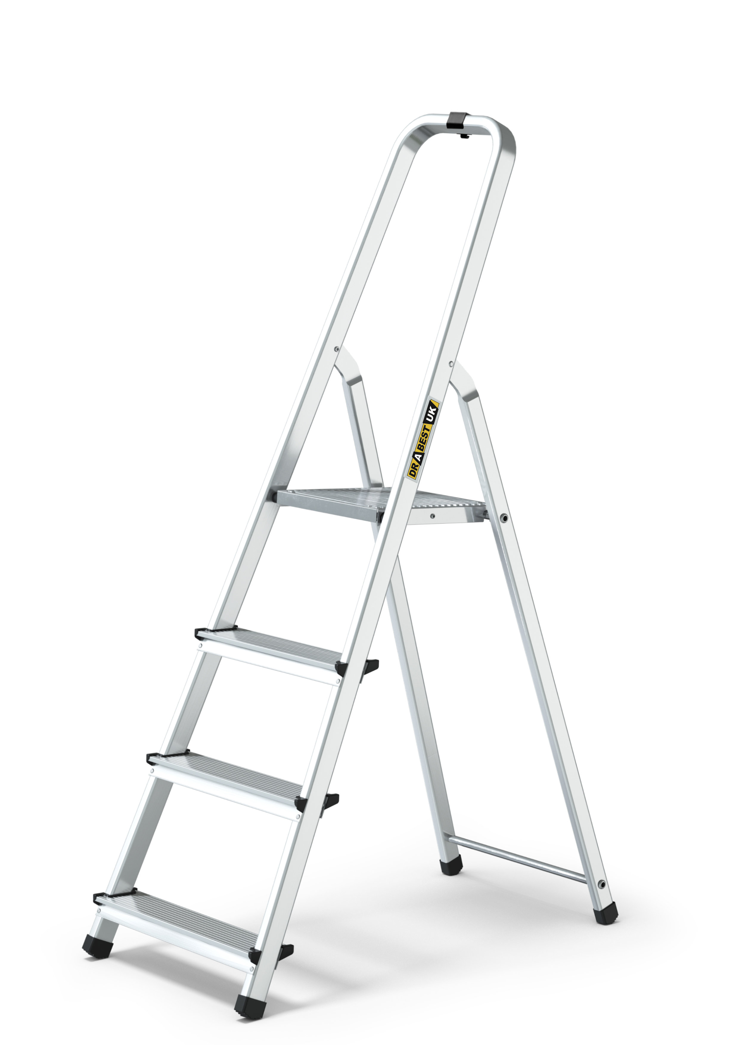 DRABEST UK ALD 4 - Step Aluminium Small Step Ladder | Wayfair.co.uk