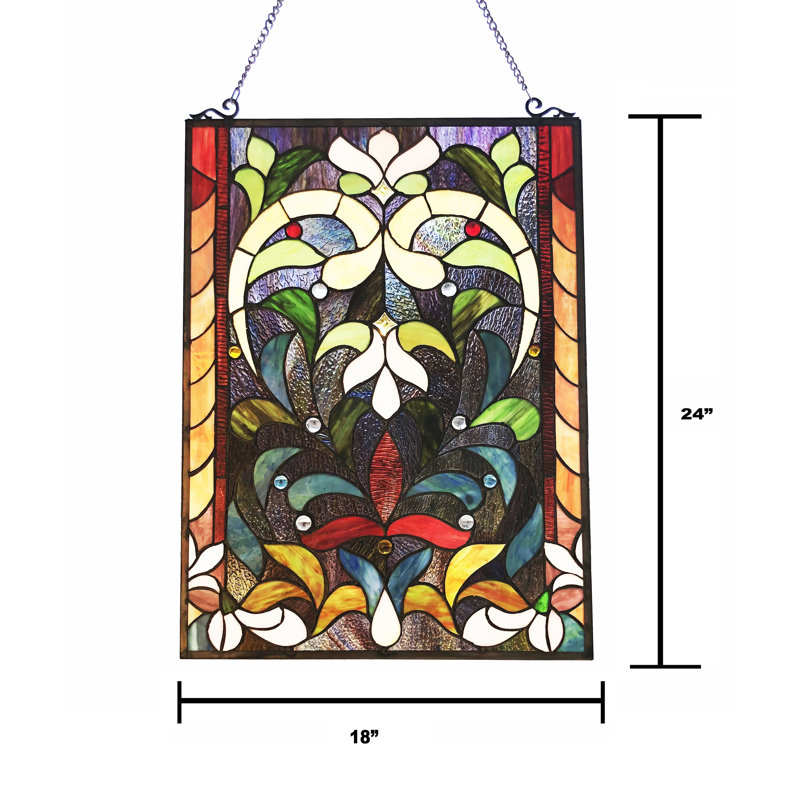 August Grove® Henninger Geometric Window Panel | Wayfair