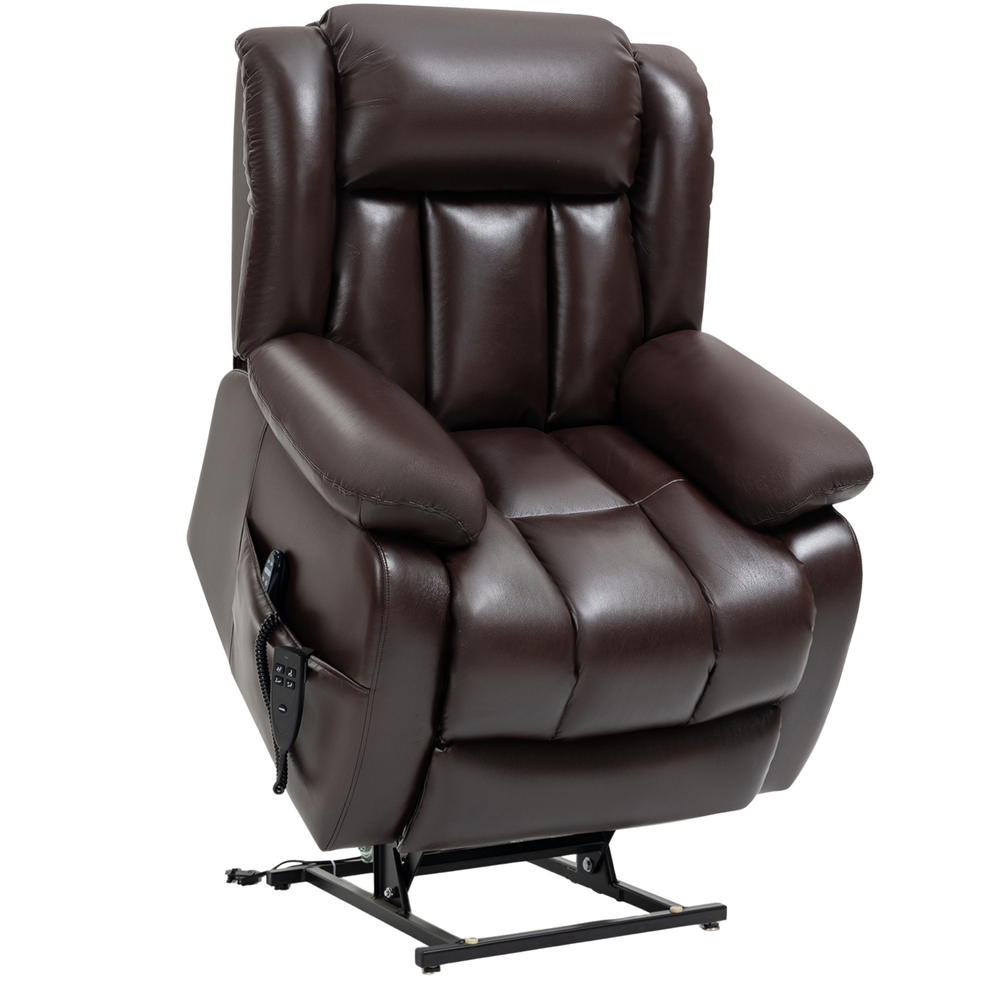 Red Barrel Studio Dual Motor Power Lift Recliner, Medium, 350 Lbs Capacity, Infinite Position ...
