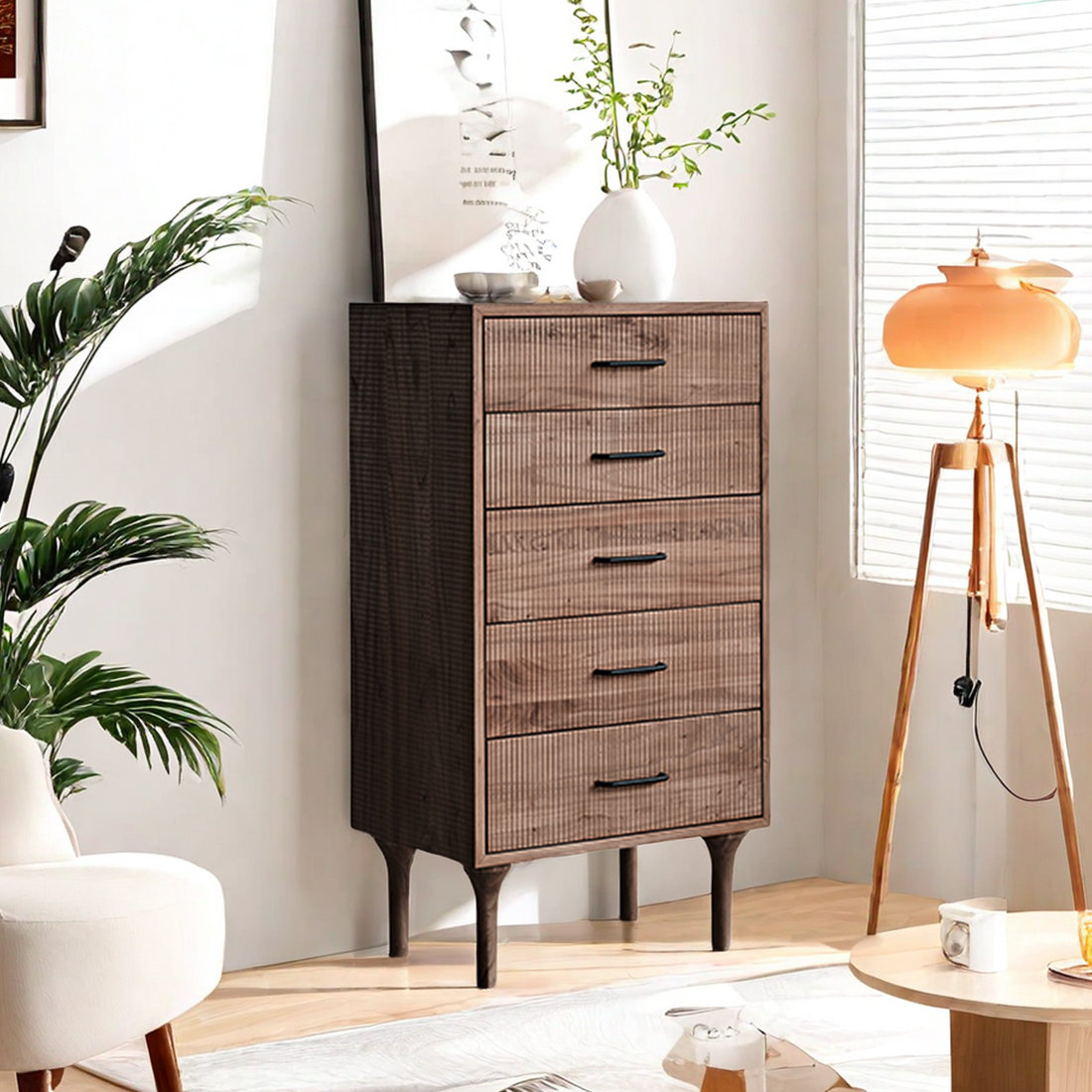 Morpho Nest Creations Drawer Type Storage Accent Chest. Solid Wood ...