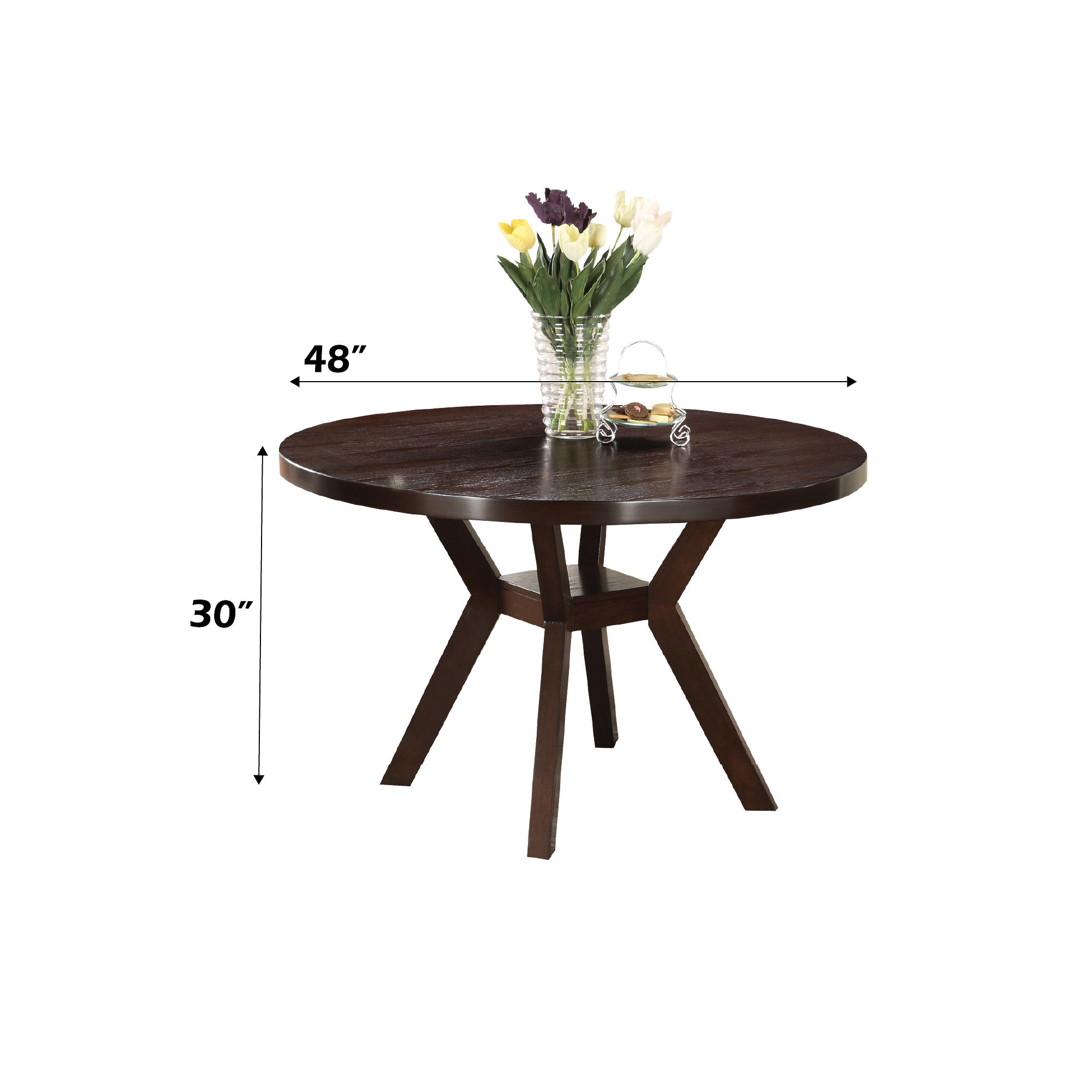 George Oliver Drake Dining Table In Espresso 16250 | Wayfair