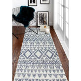 The Twillery Co.® Merriam Geometric Handmade Tufted Wool Teal Area Rug ...