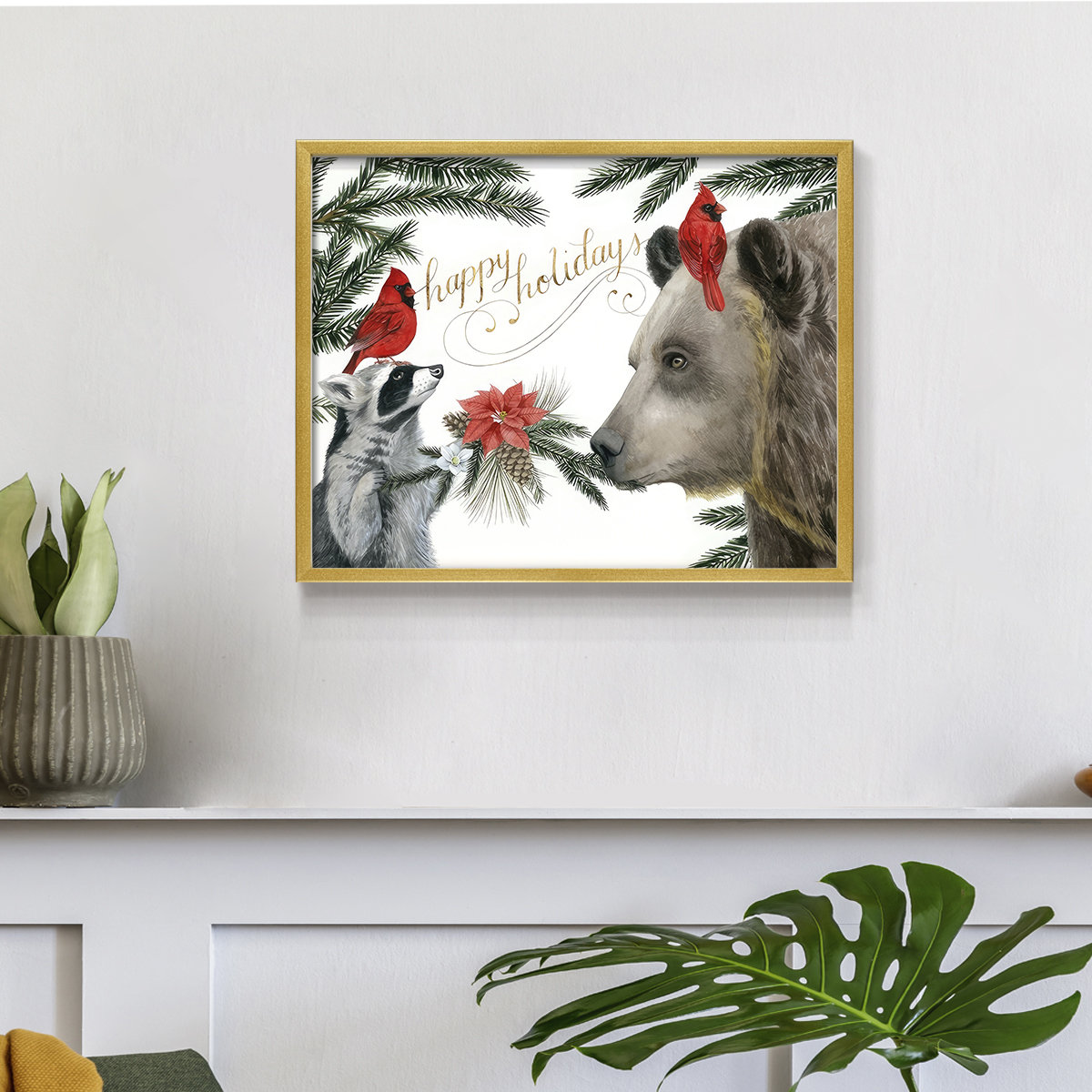 Ophelia & Co. Timberland Christmas Collection A -Framed Print ...