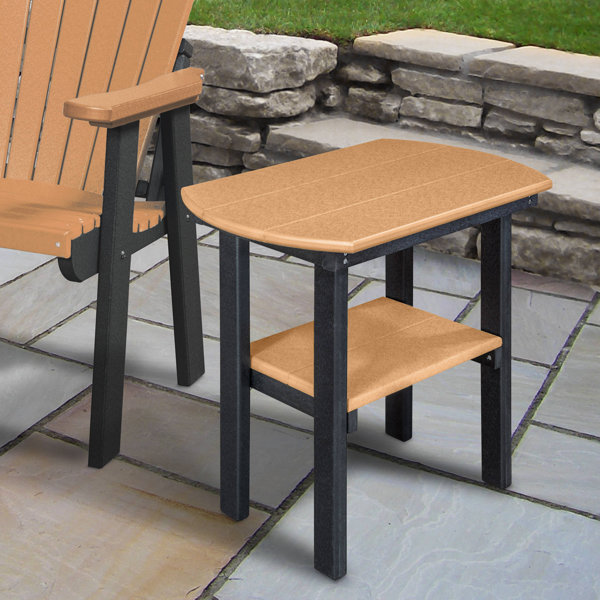 Outdoor Leisure Products Hubert Oval Outdoor Side Table | Wayfair