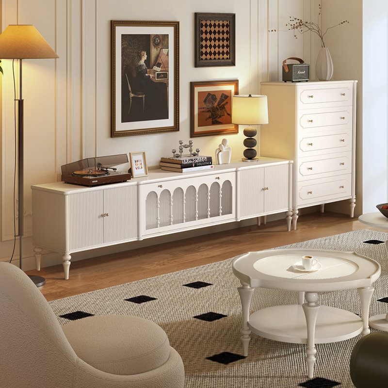 aurasarise Vintage TV stand coffee table | Wayfair