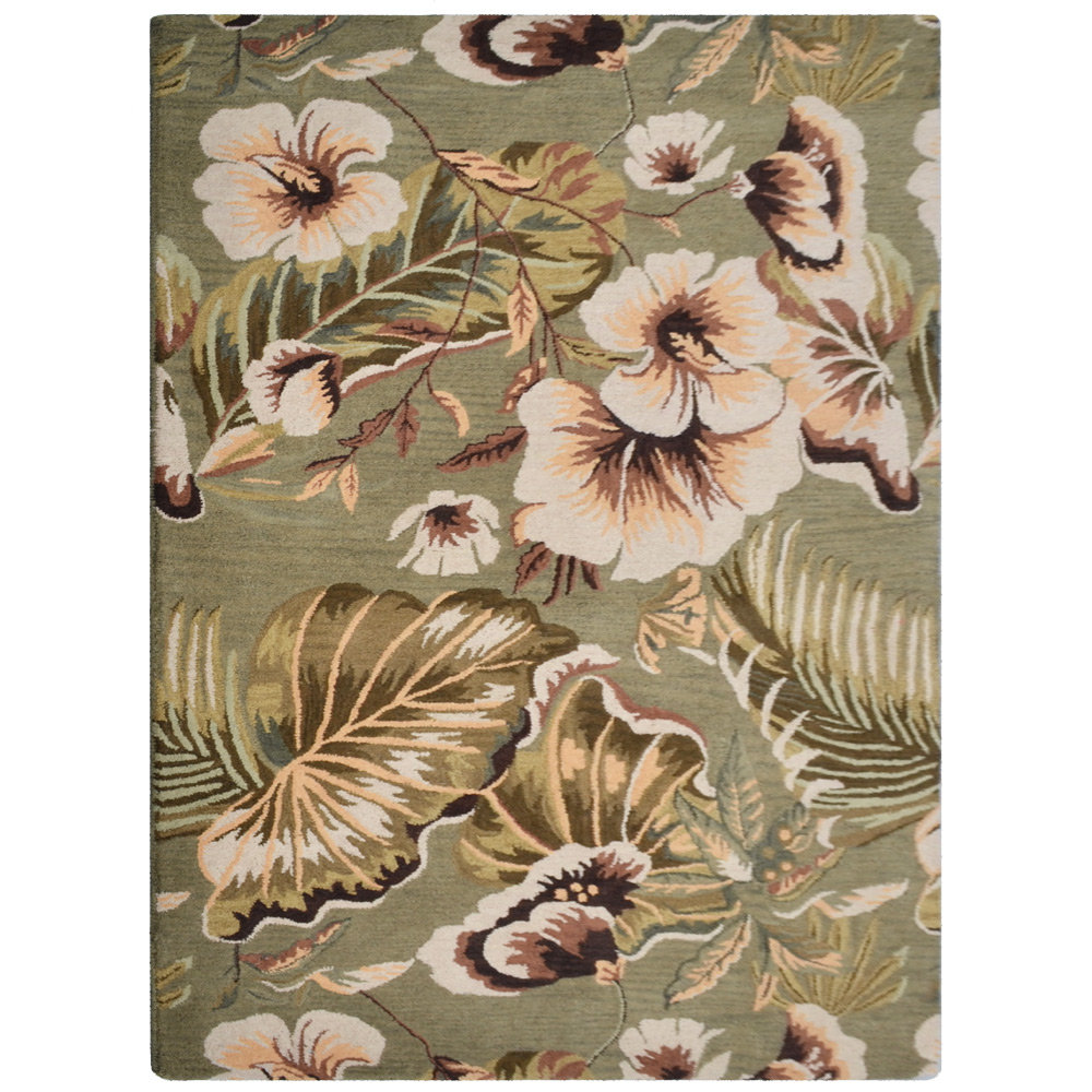 Charlton Home® Hinnenkamp HAND TUFTED WOOL ECO-FRIENDLY AREA RUGS ...