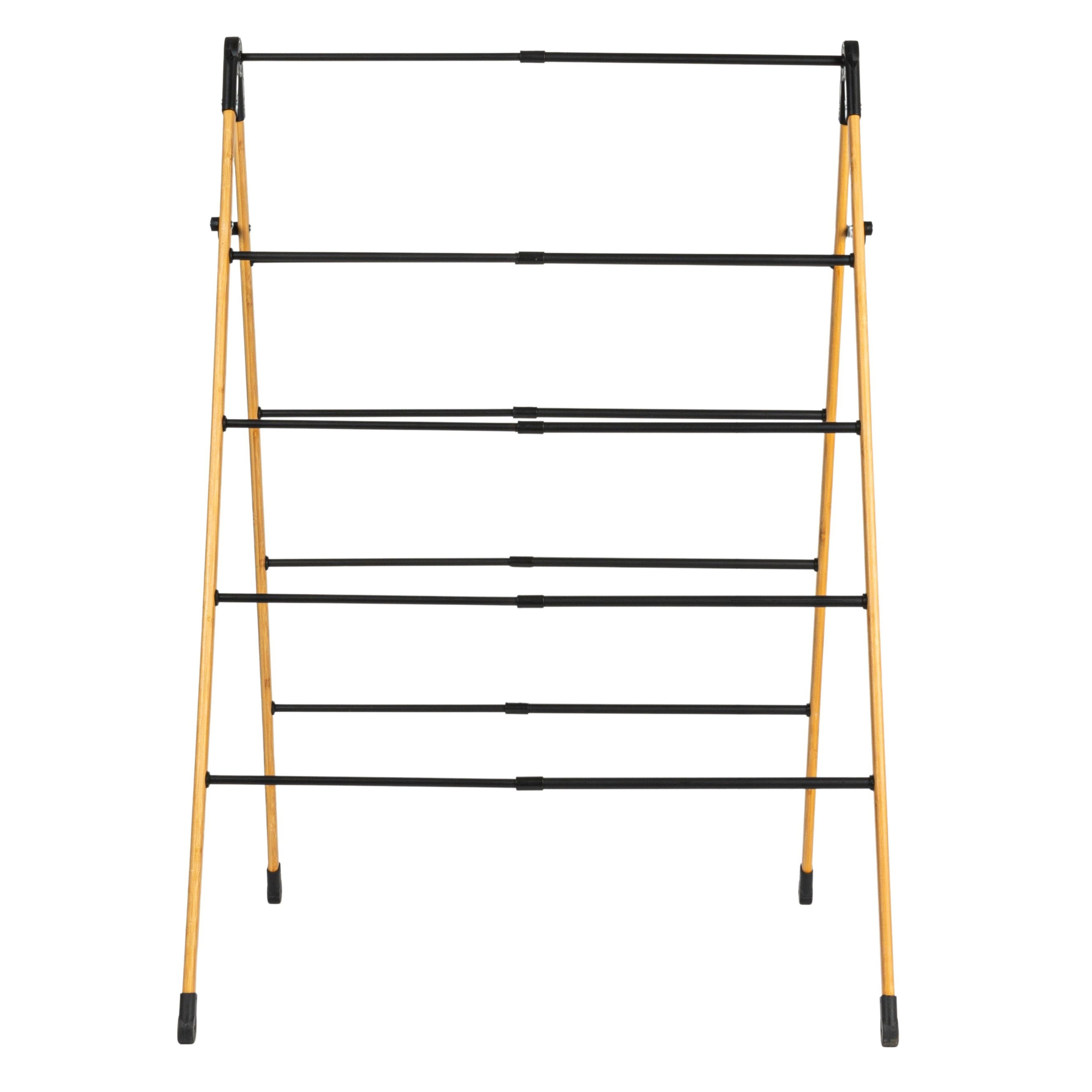 Household Essentials Bamboo Foldable Standard Drying Rack | Wayfair