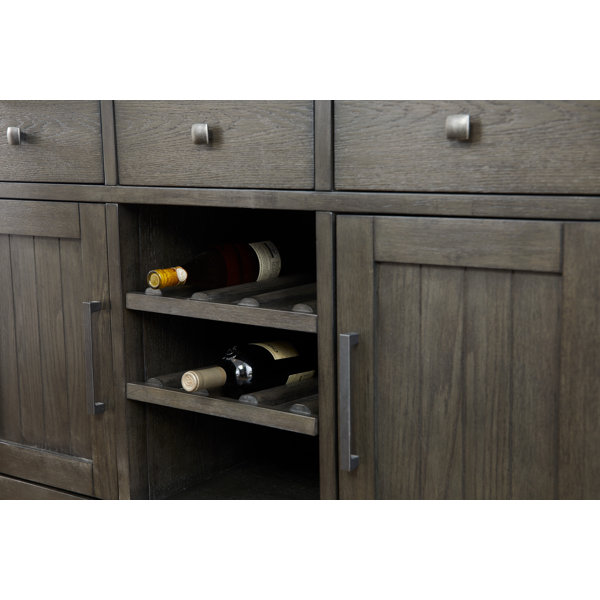 Flexsteel Lattice 52" Wide 3 Drawer Buffet Table | Wayfair