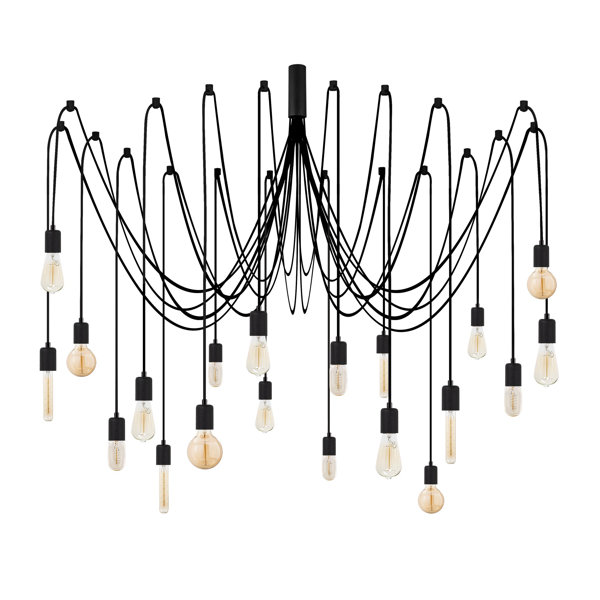 East Urban Home Faer 20 - Light Cluster Bulb Pendant | Wayfair