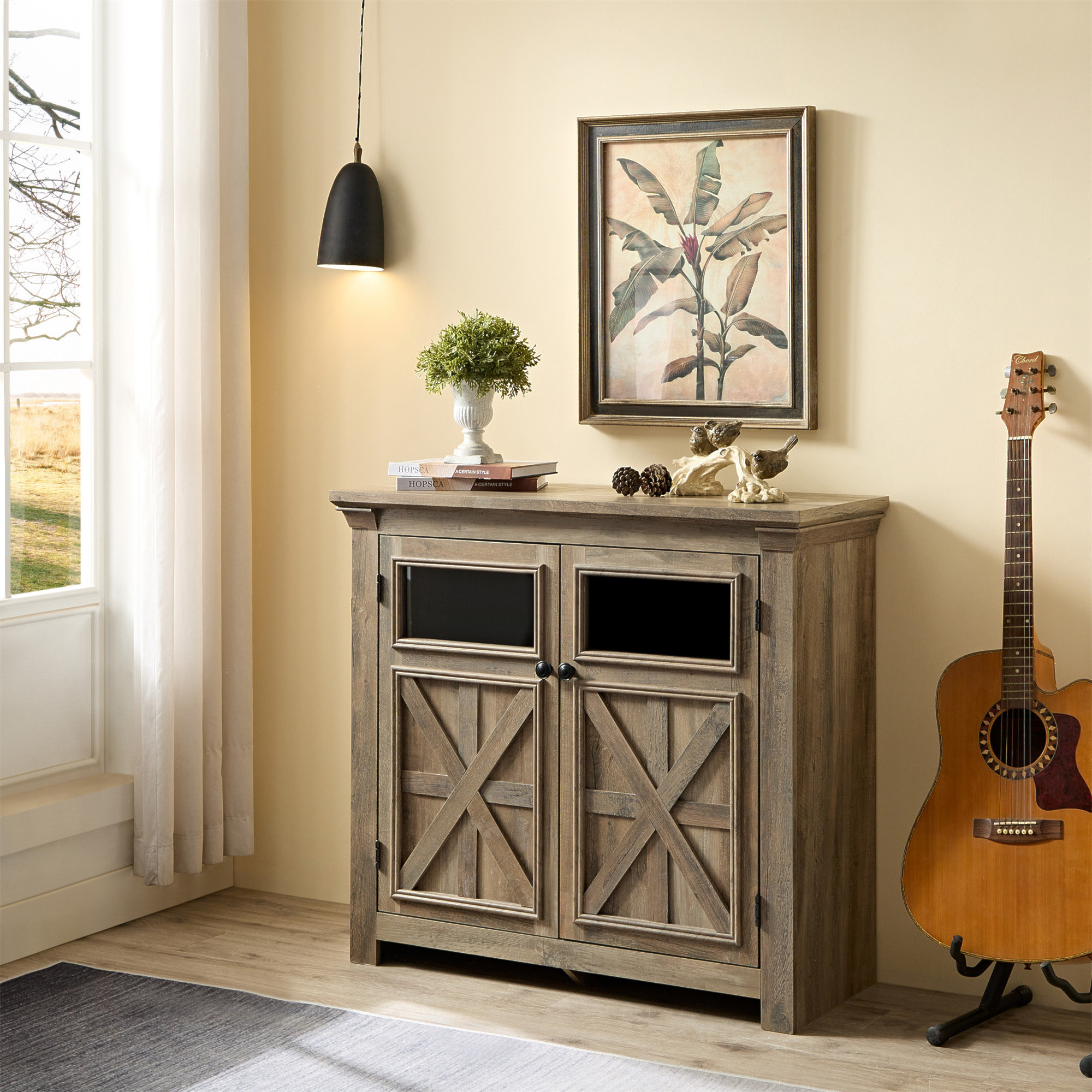 Gracie Oaks Versatile Modern Farmhouse Storage Cabinet For Various Home ...
