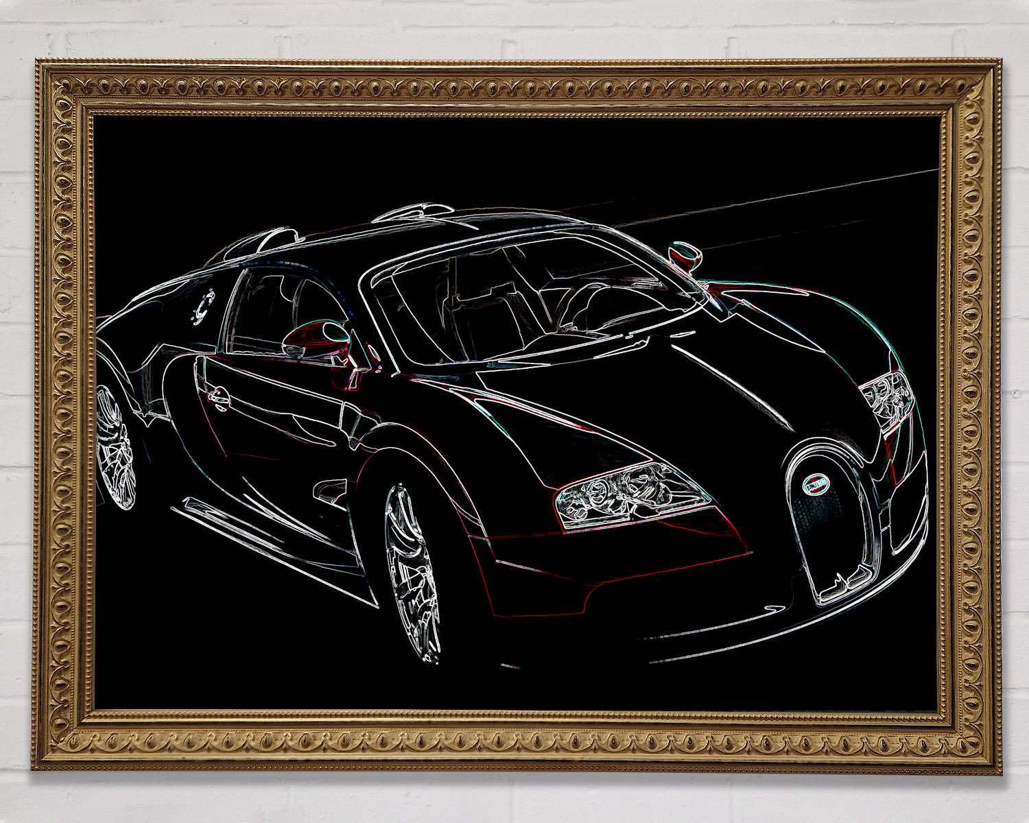 Williston Forge Bugatti Veyron Front - Single Picture Frame Art Prints ...