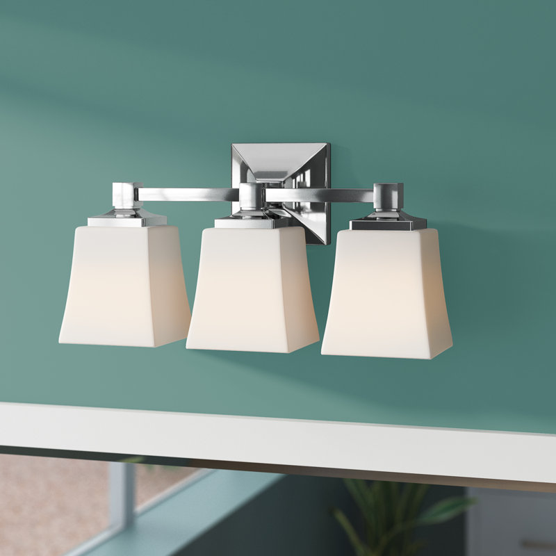 Ebern Designs Bembery 3-Light Dimmable Vanity Light & Reviews | Wayfair