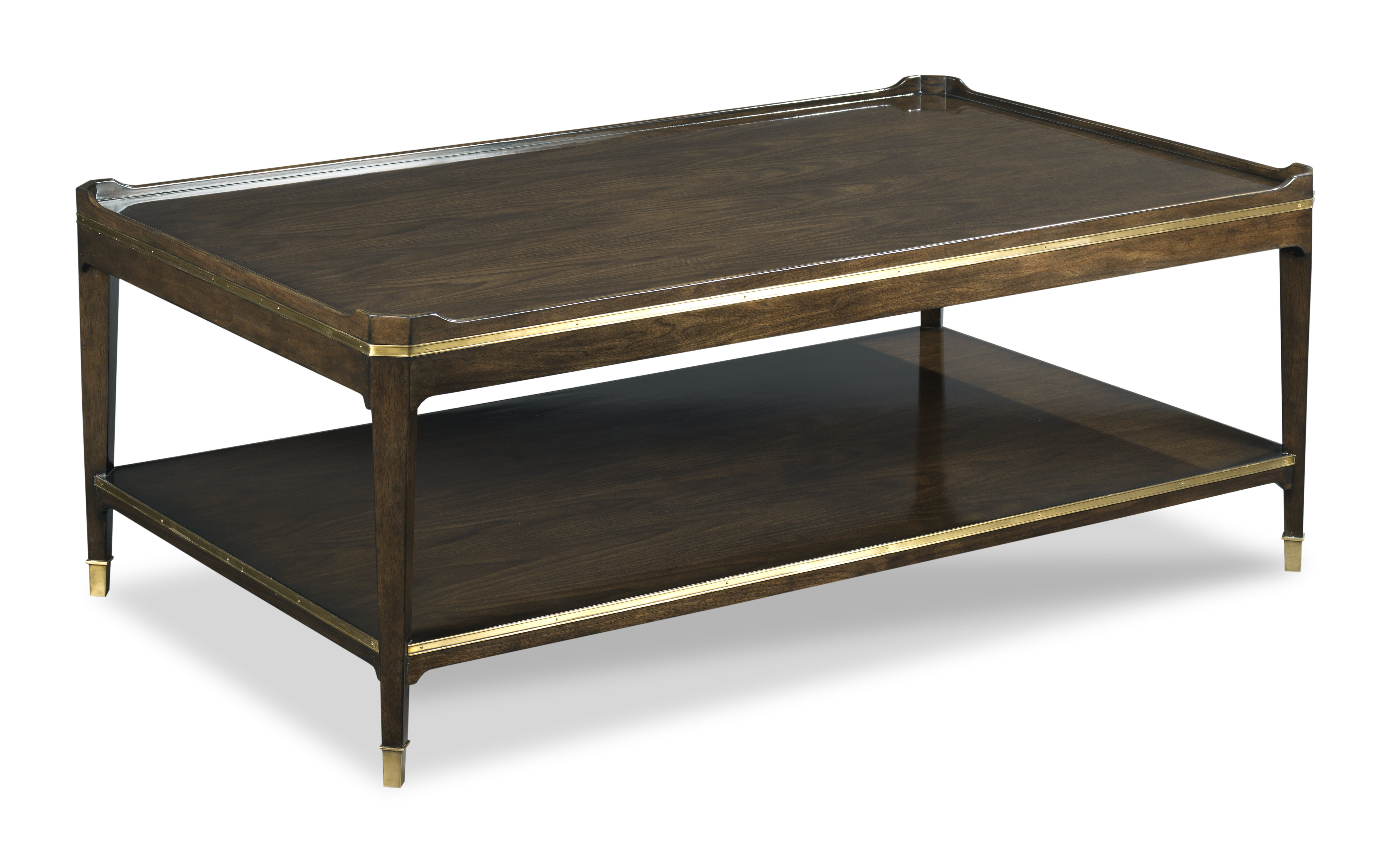 Woodbridge Furniture Emery Manufactured Wood 4 Legs Coffee Table with ...