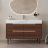 Ebern Designs 35.4" Farmhouse Free-Standing Sintered Stone Bathroom ...