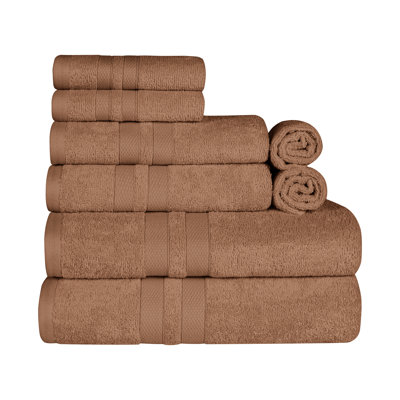 brown towels