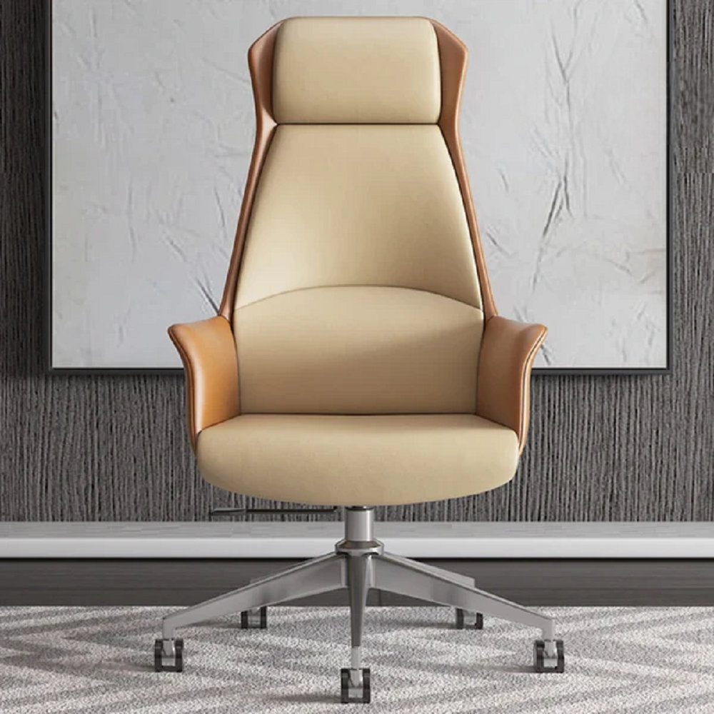 Splendor Furniture Genuine Leather Office Chair | Wayfair