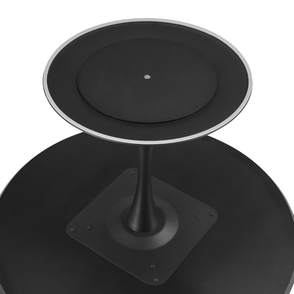 Wade Logan® Bleboo 47'' Pedestal Dining Table & Reviews | Wayfair