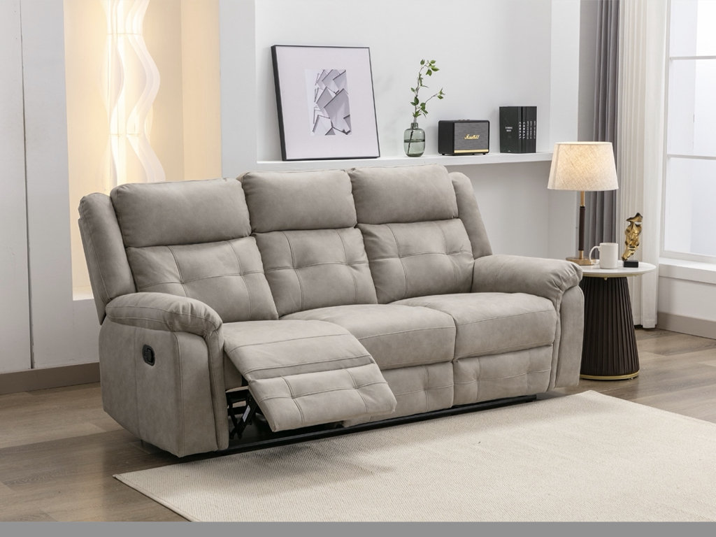 Latitude Run Bonachea 3 Seater Dark Grey | Wayfair.co.uk
