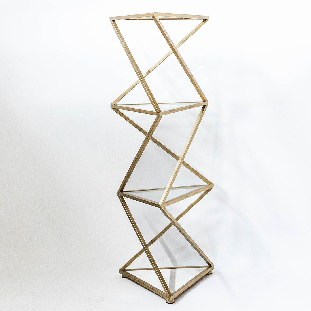 MDR Trading Inc. Stylized Triangle Shaped Metal Frame With Glass ...