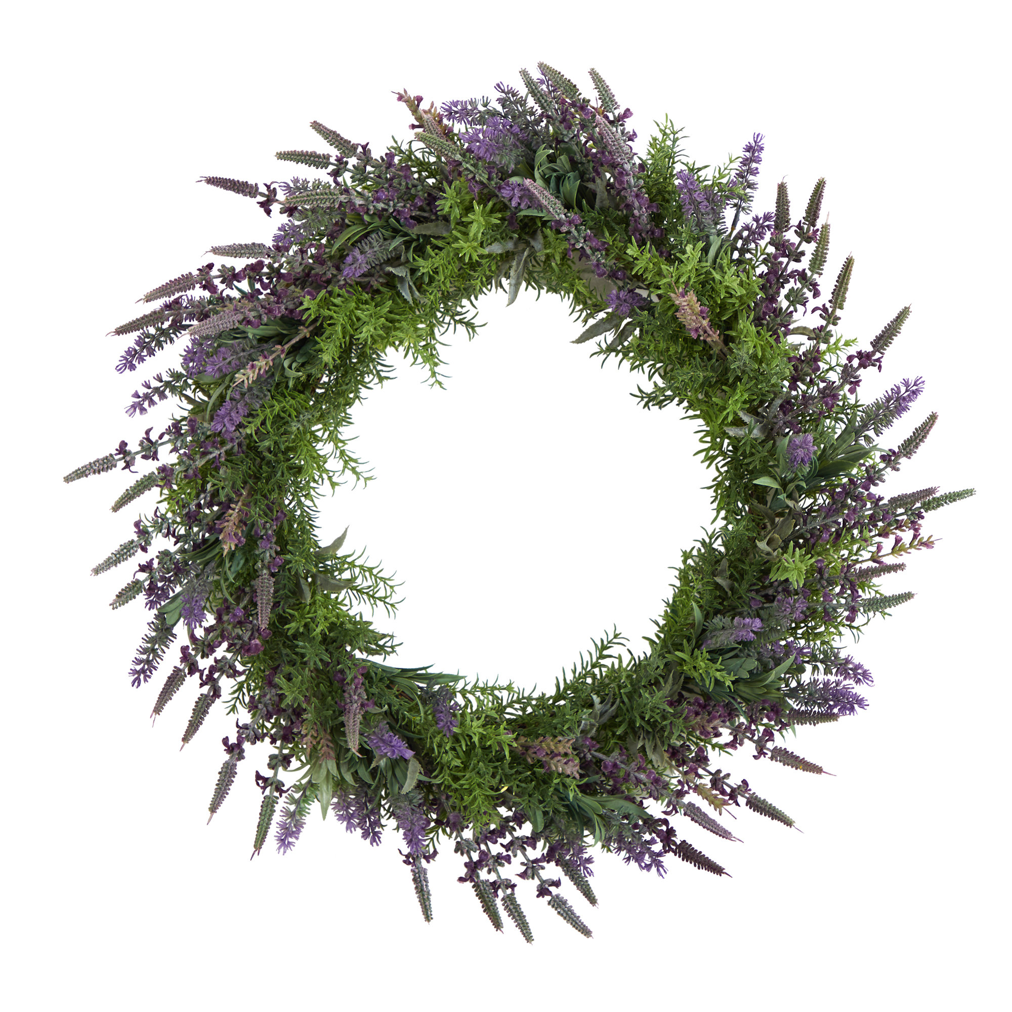 Primrue 24" Polyvinyl Chloride (PVC) Wreath | Wayfair