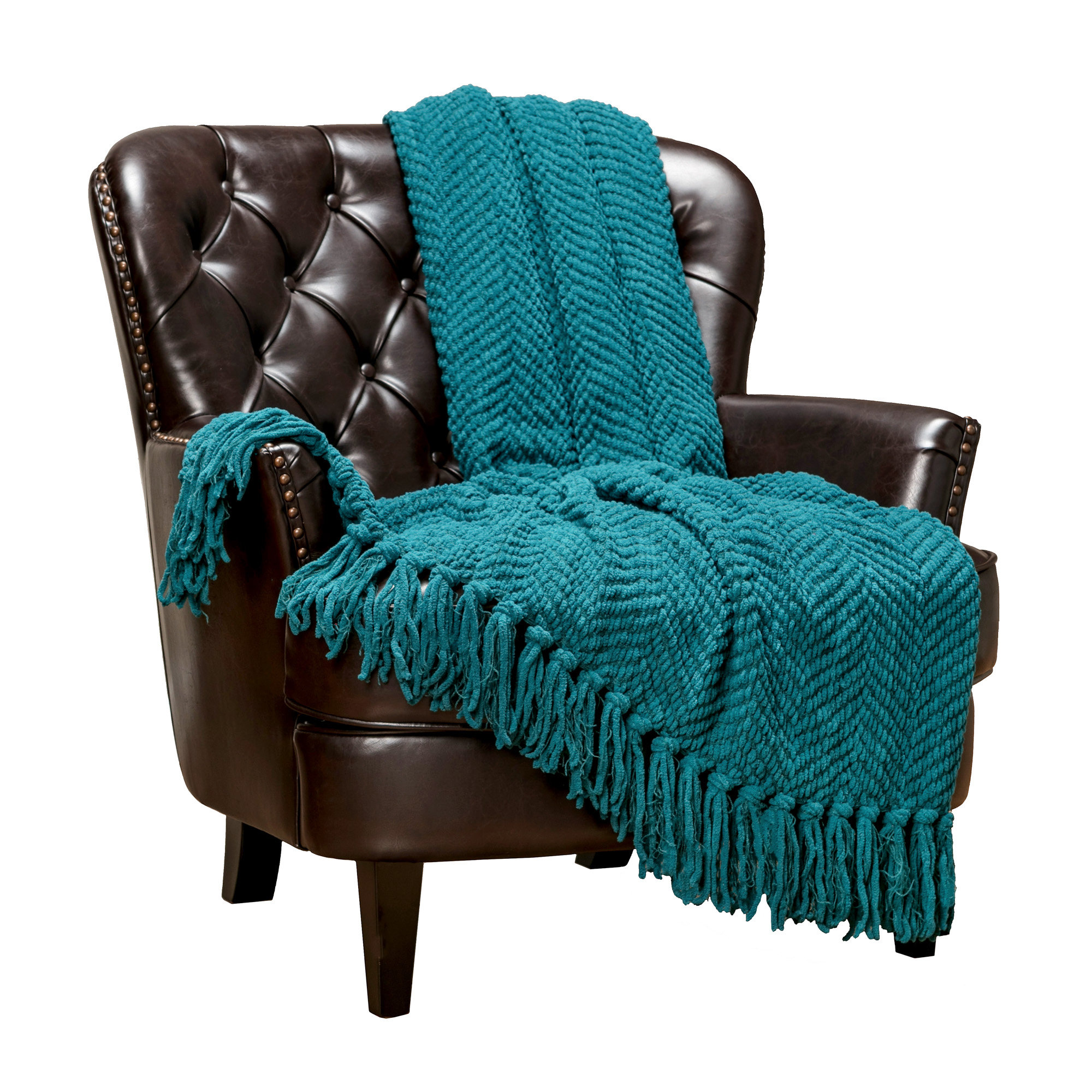 Chanasya Textured Knitted Throw & Reviews | Wayfair