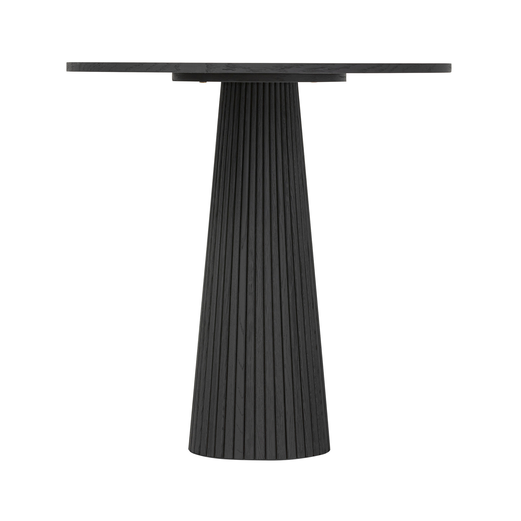 Brayden Studio Leckford Ribbed Oak Occasional Table | Wayfair.ie