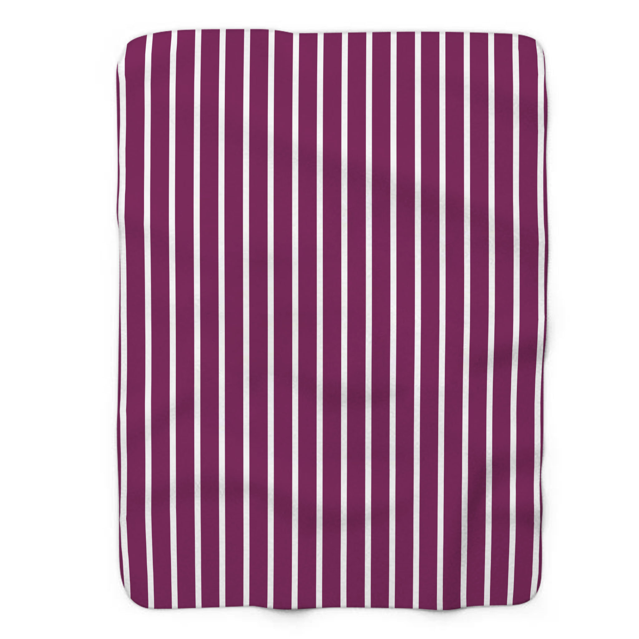 MentionedYou Magenta Stripes Art - 1 Piece Premium Sherpa Blanket | Wayfair
