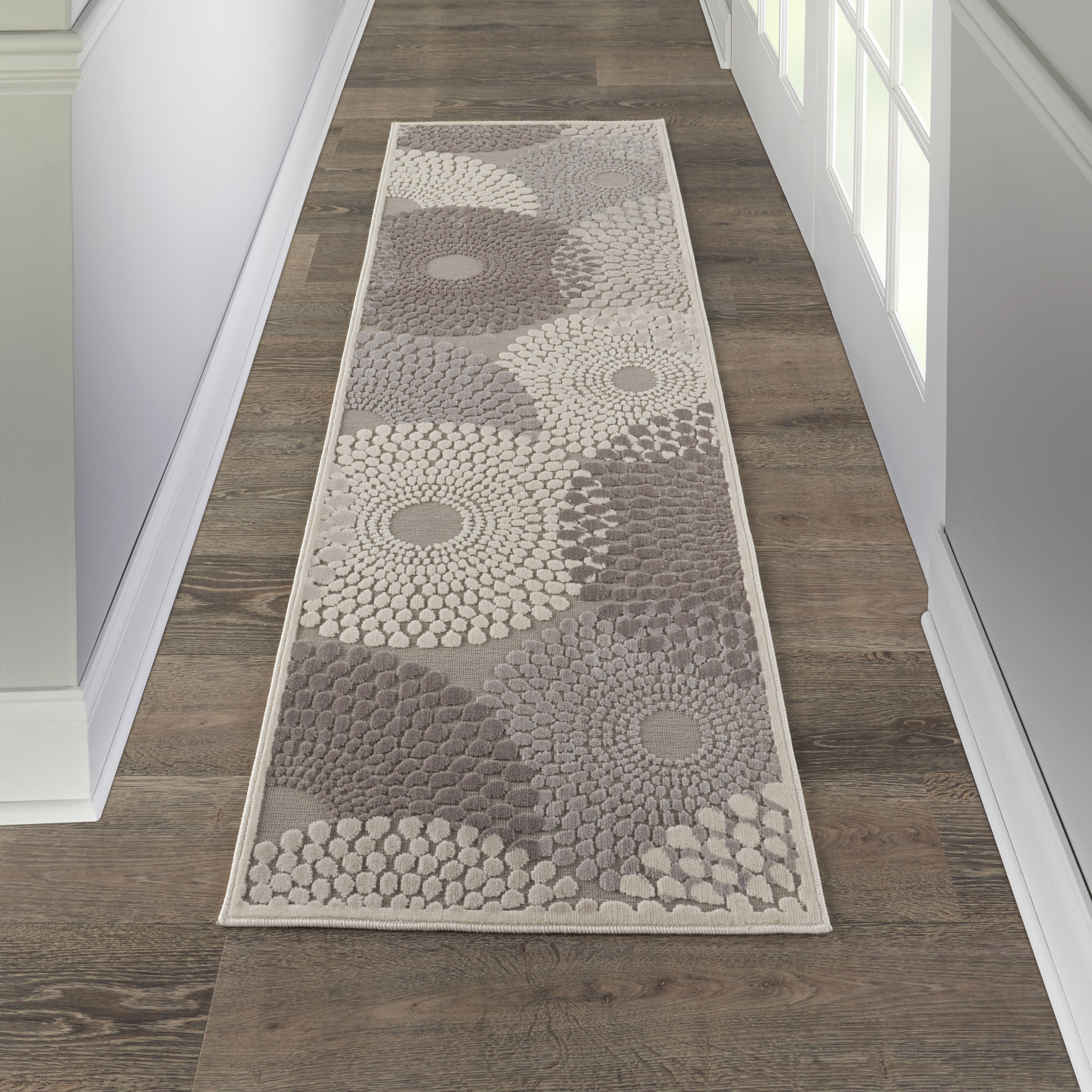 Dakota Fields Marty Traditional Modern Gray Area Rug | Wayfair