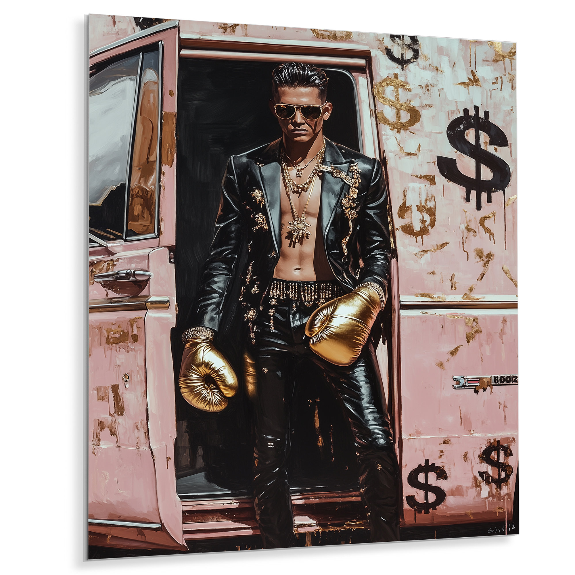Winston Porter Male Model Boxer - Boss Man Wall Art | Wayfair
