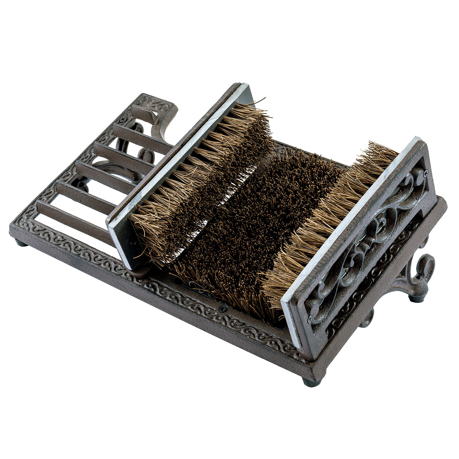 Astoria Grand Cast Iron Shoe Scraper Front Door Mat | Wayfair