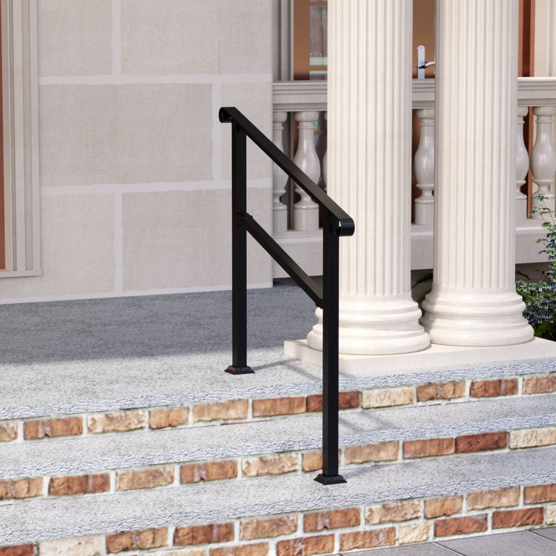 Metaoutdoors Stair Railing Kit Handrail Flexible Outdoor Deck Hand Rail ...