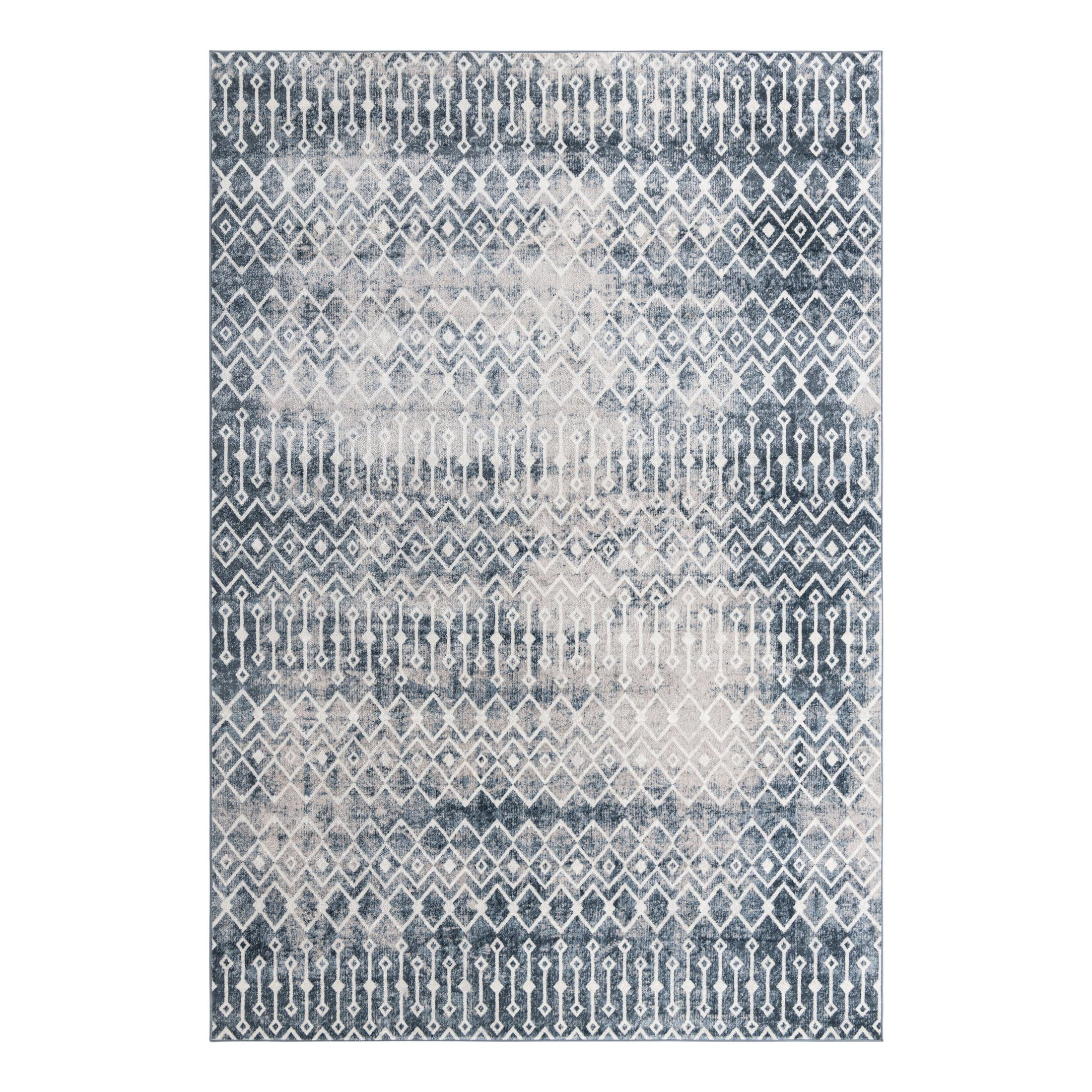 Dakota Fields Alfaretta Geometric Sand/Ivory Area Rug & Reviews | Wayfair