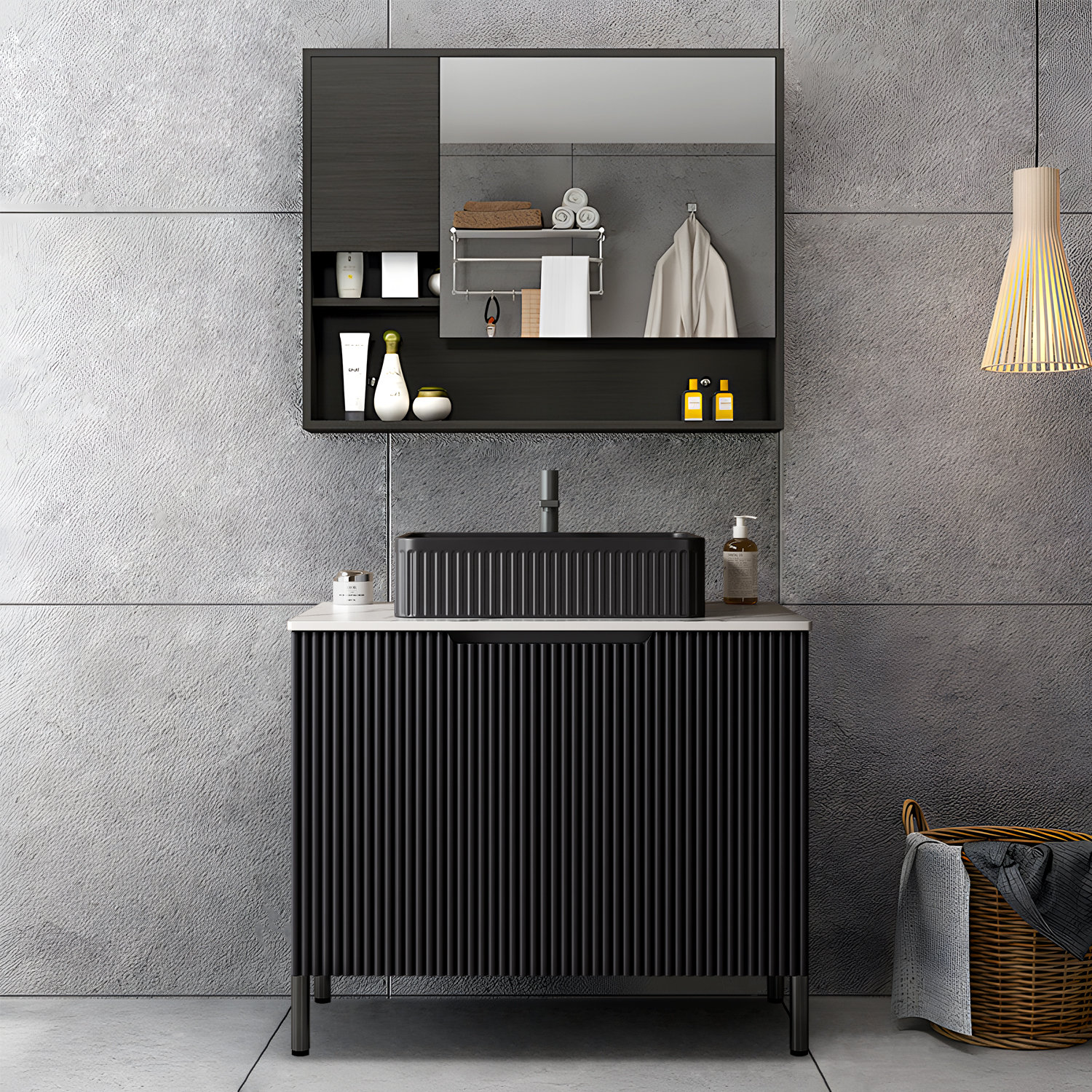 Wrought Studio™ Bathroom Vanity 30 Inch With Ceramic Counter Top Sink ...