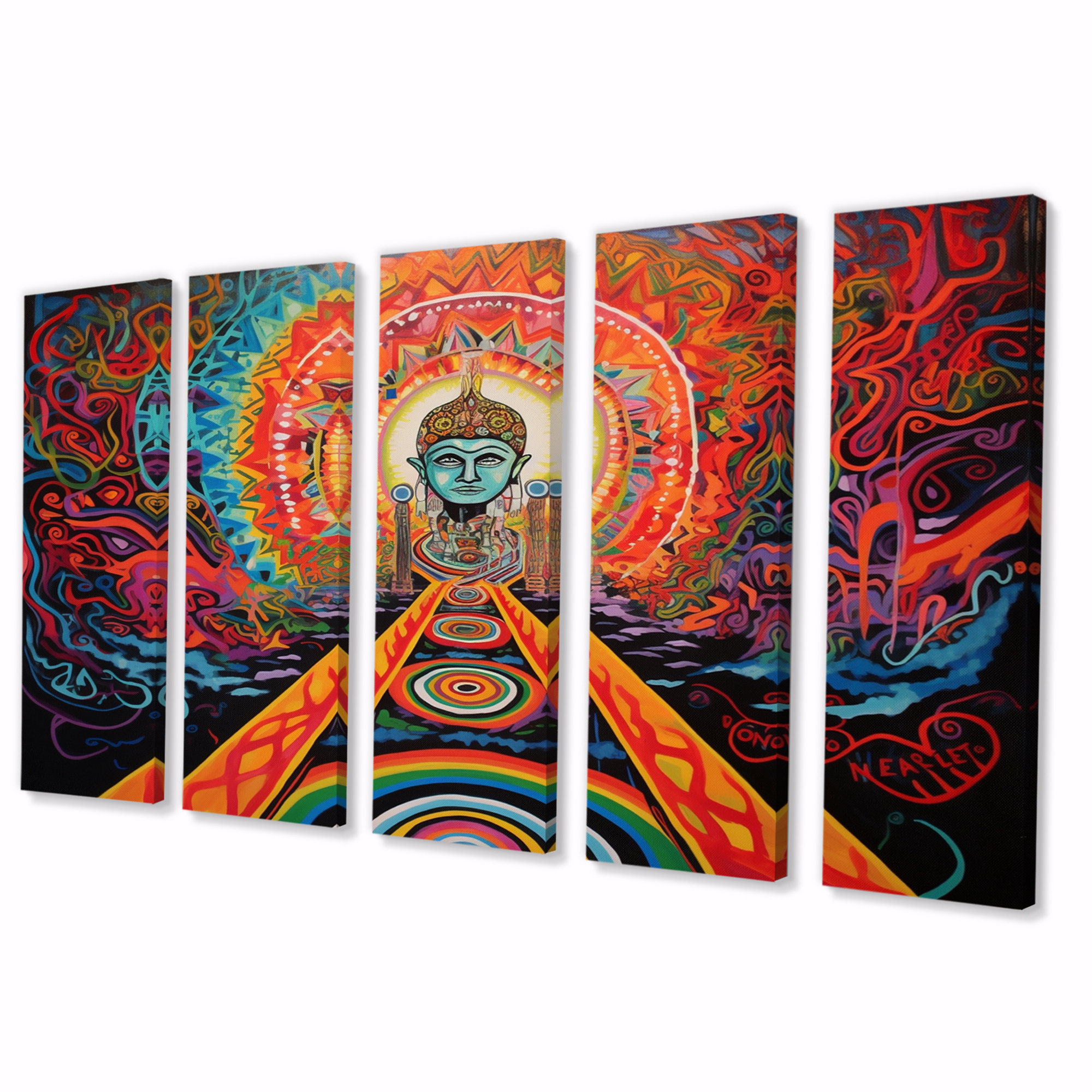 Bungalow Rose Buddha Street Art The Obstacle Is The Path - Buddhism ...