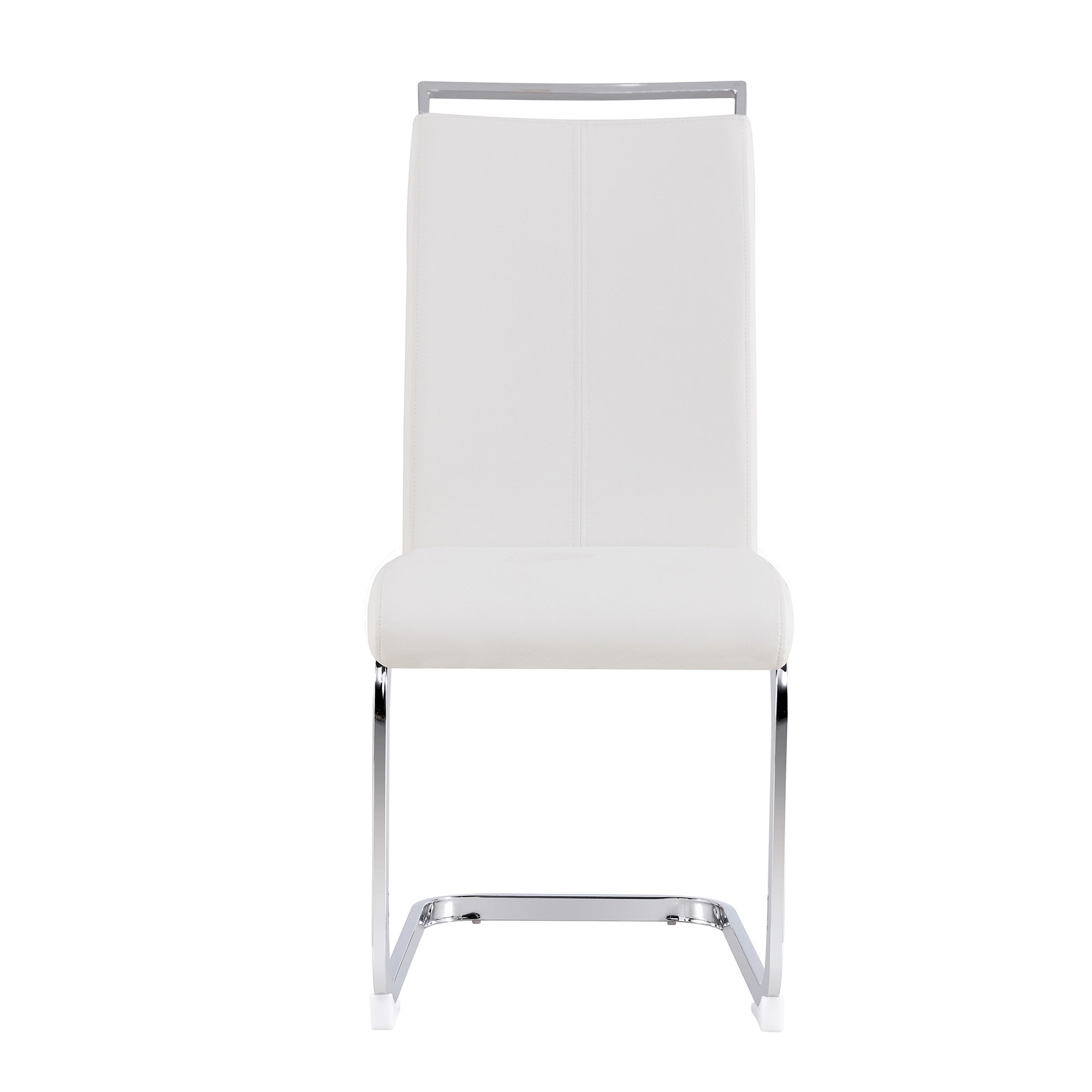 Brayden Studio® Modern PU Faux Leather High Back Dining Chairs With ...