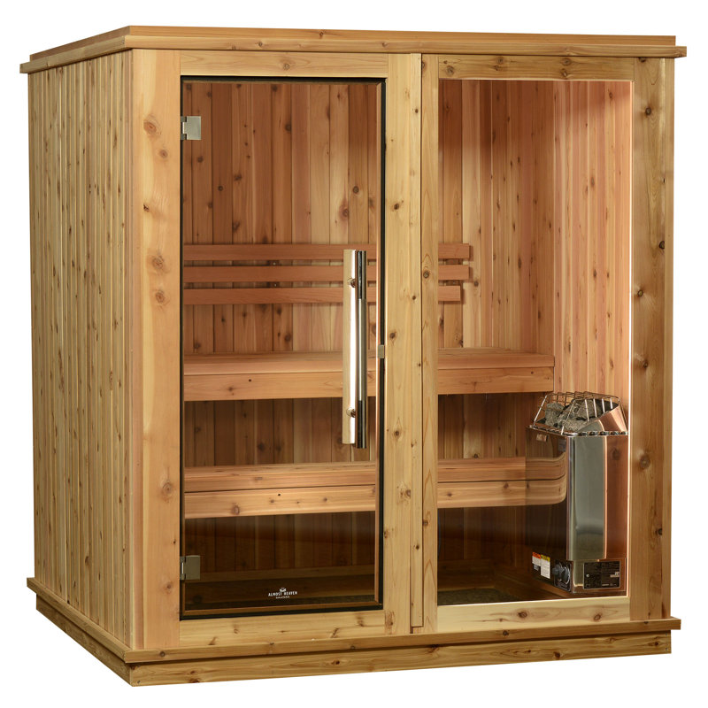 Almost Heaven Saunas Rainelle 4 Person Indoor Traditional Steam Sauna ...