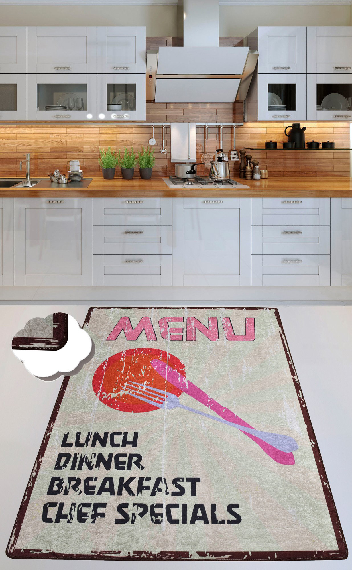 East Urban Home Rectangle Machine Made Flatweave Polyester Area Rug in ...