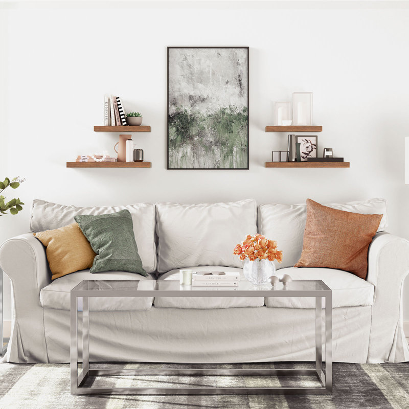 Union Rustic Kayleah 2 Piece Floating Shelf & Reviews | Wayfair