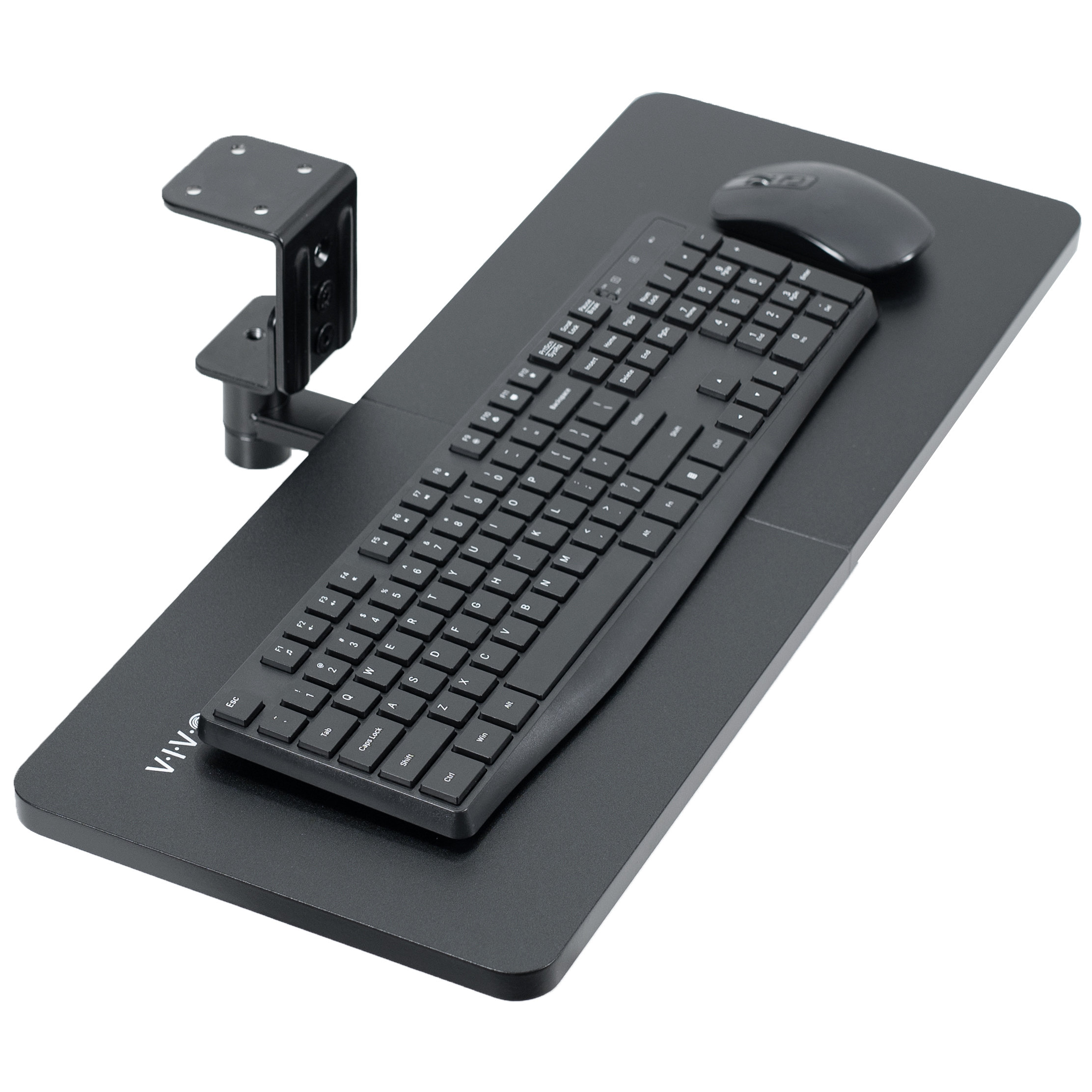 Vivo VIVO Black 25 x 10 inch Screw-In Rotating Computer Keyboard and ...