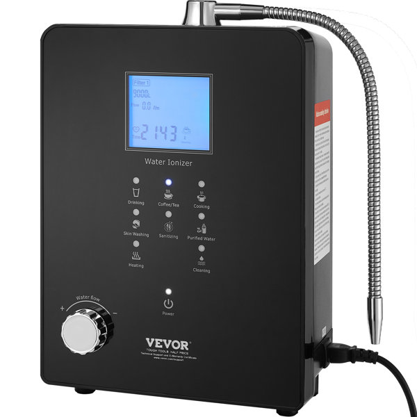 VEVOR Alkaline Water Ionizer Machine, pH 3-11.2 Alkaline Acidic ...