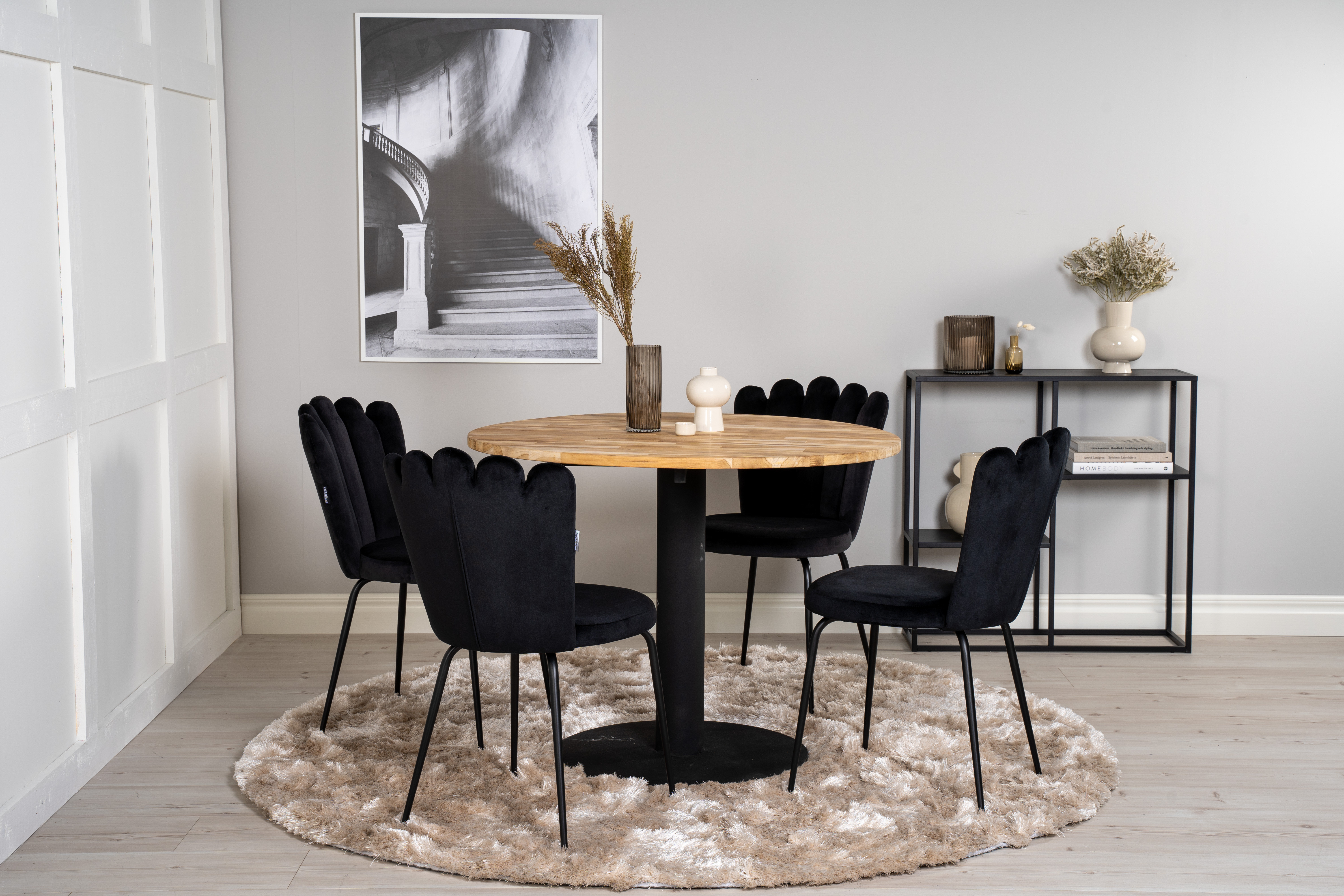 ScanMod Design Shafer Dining Set with 4 Chairs | Wayfair.ie