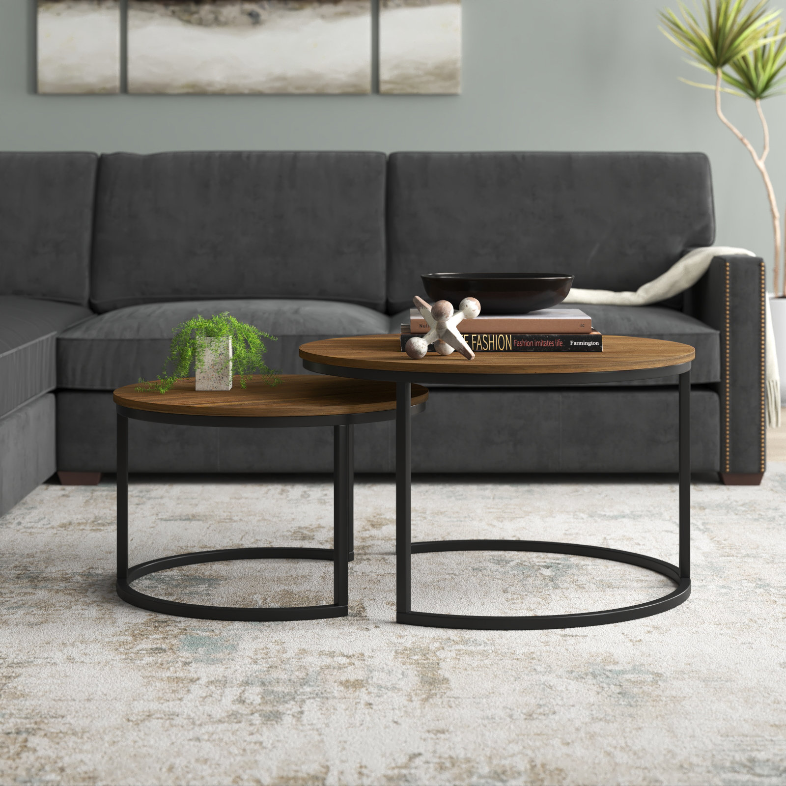 Trent Austin Design® Allenhurst Frame 2 Nesting Tables & Reviews | Wayfair