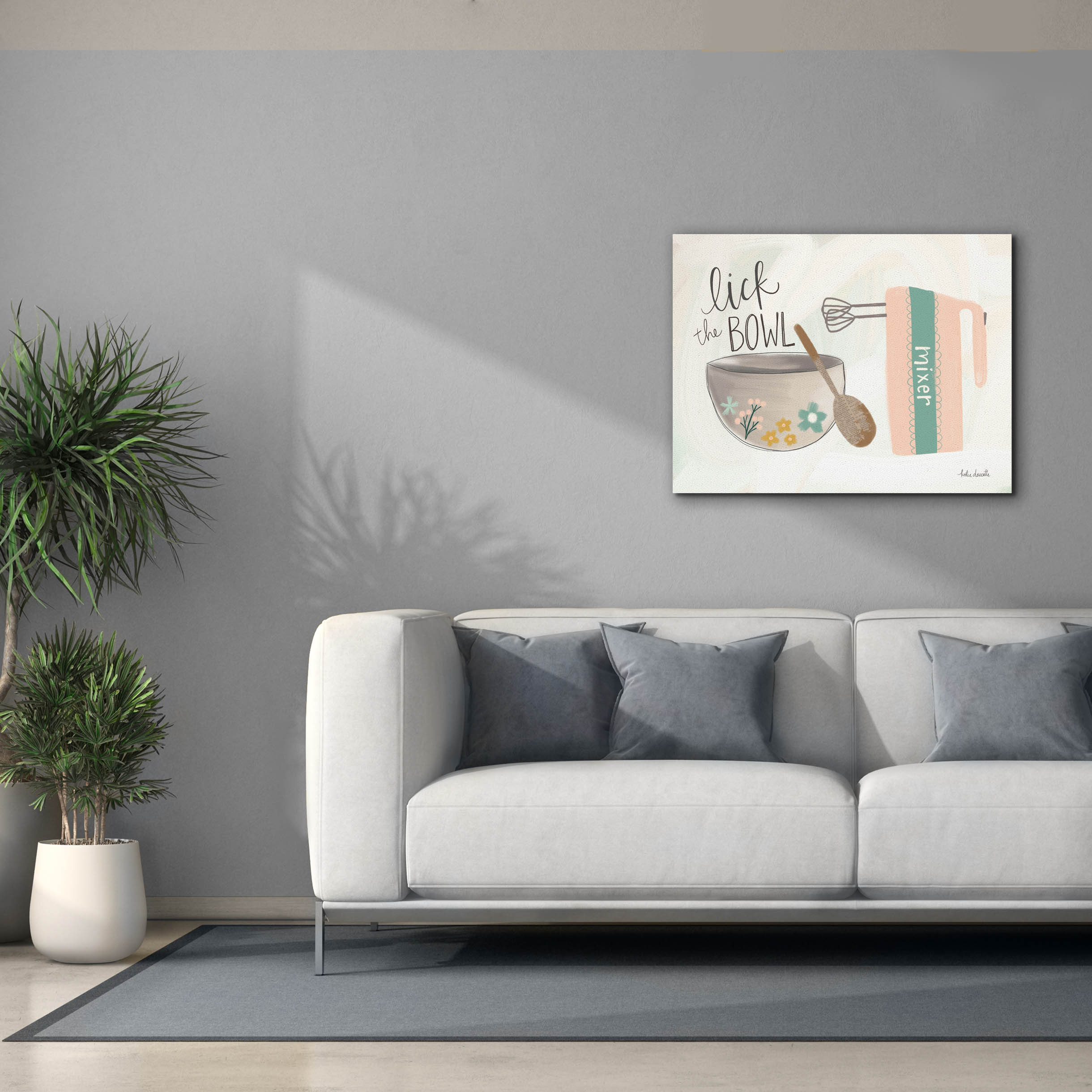 Lark Manor™ 'Lick The Bowl' by Katie Doucette Canvas Wall Art, 34" x 26 ...