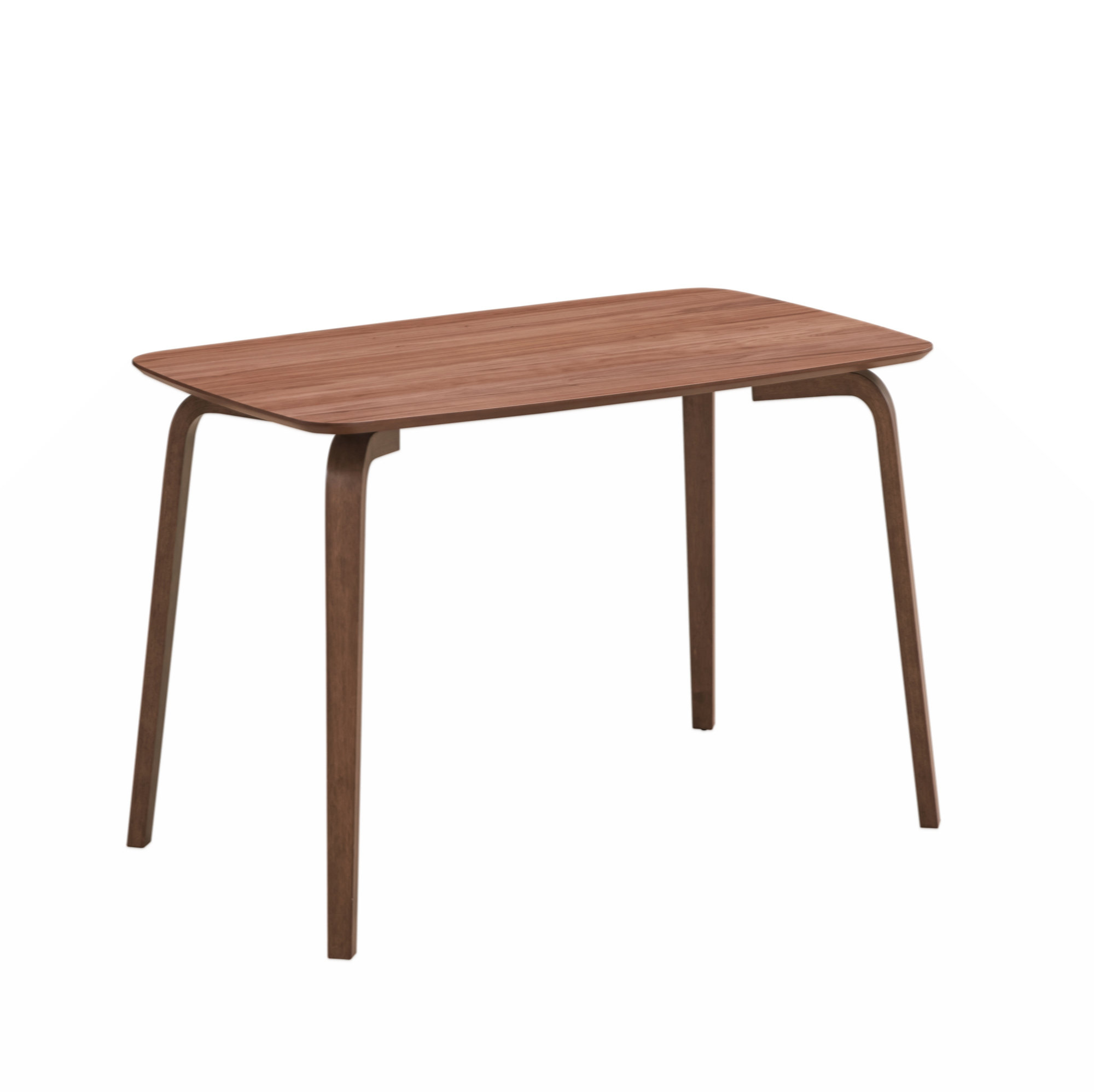 George Oliver Veira Walnut Finish Dining Table | Wayfair