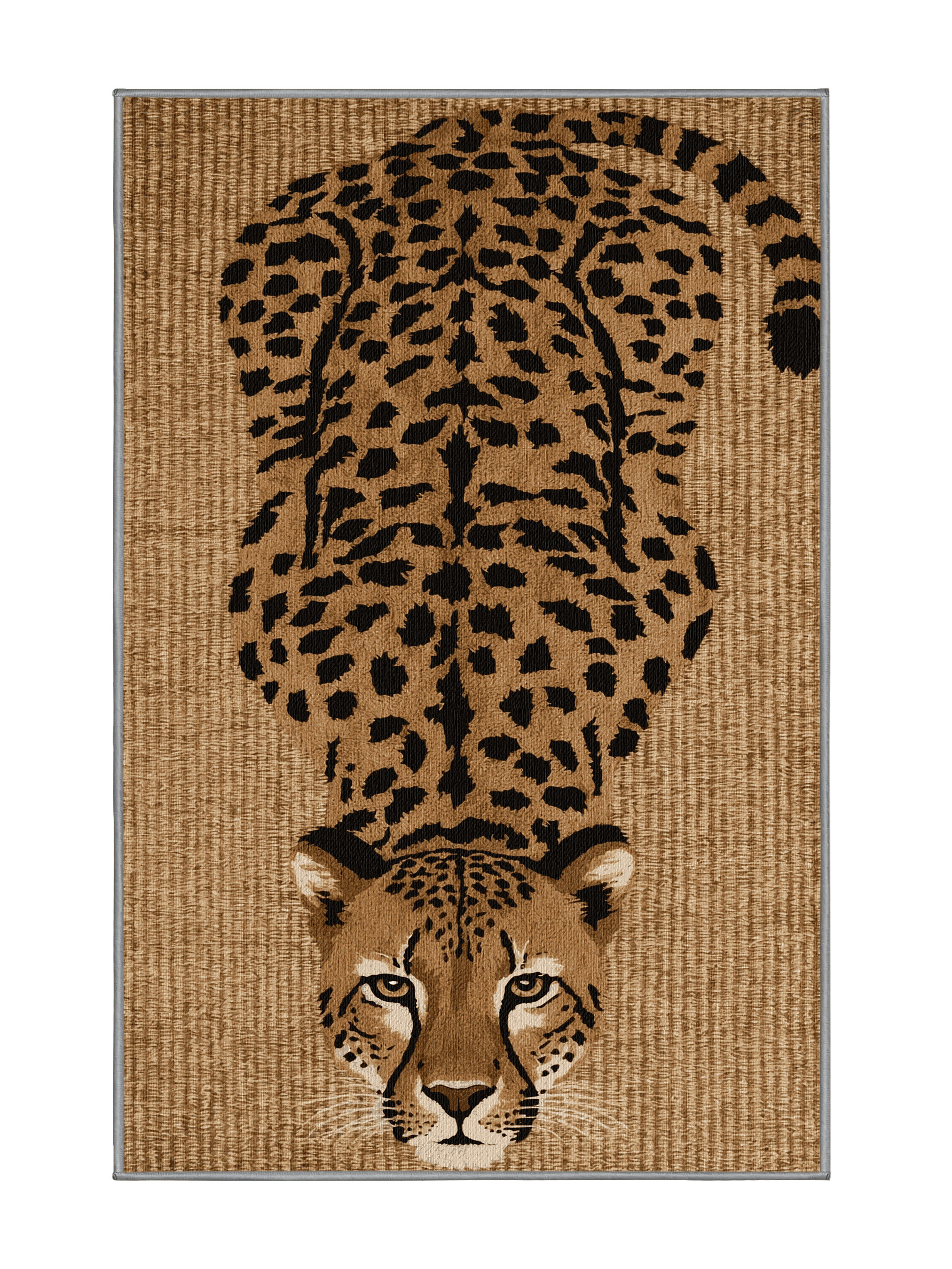 Hokku Designs Washable Cheetah Wildlife Area Rug | Wayfair